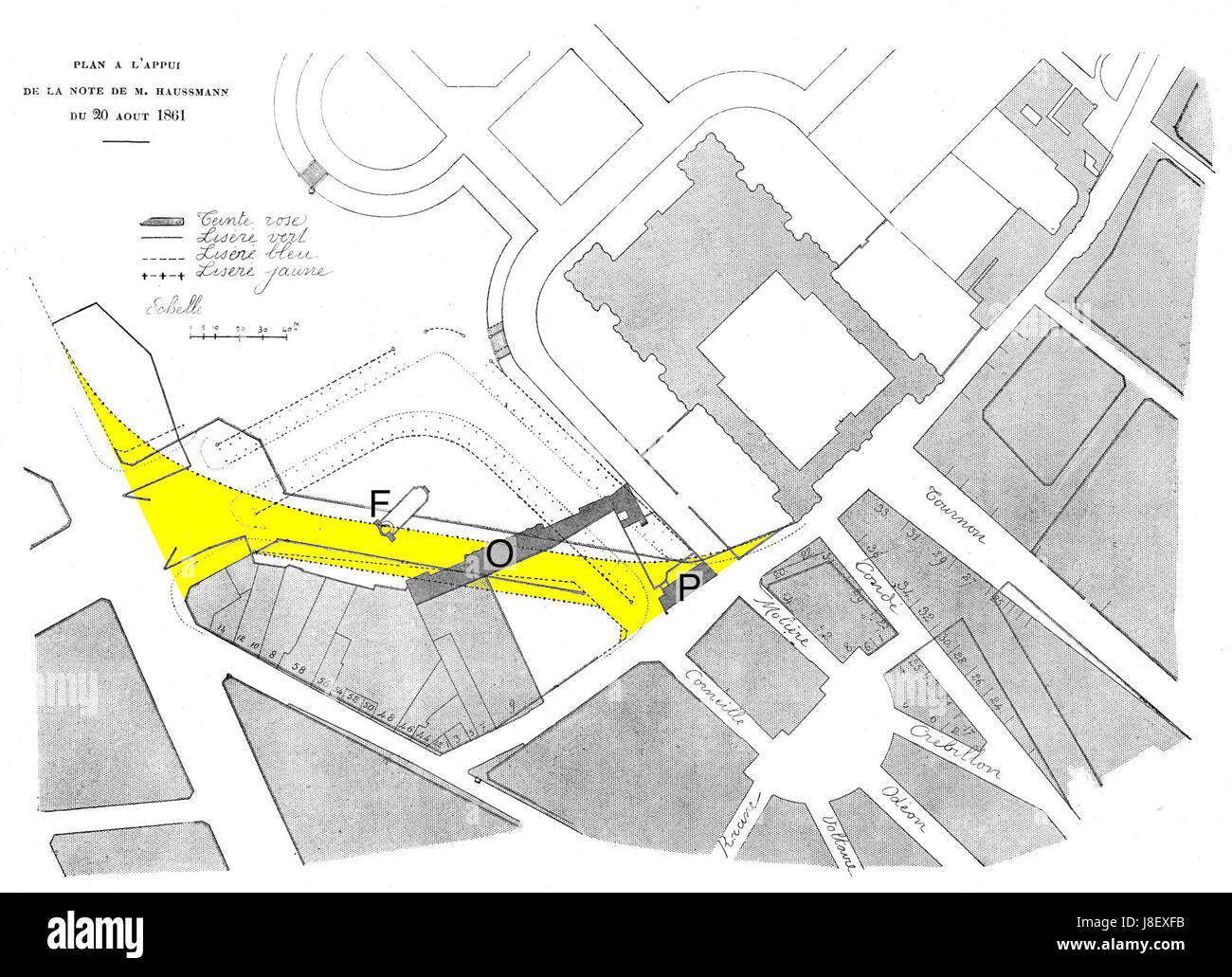 Urban planning grid layout Cut Out Stock Images & Pictures - Alamy