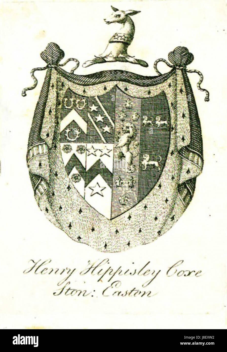 Antique bookplate hi-res stock photography and images - Alamy