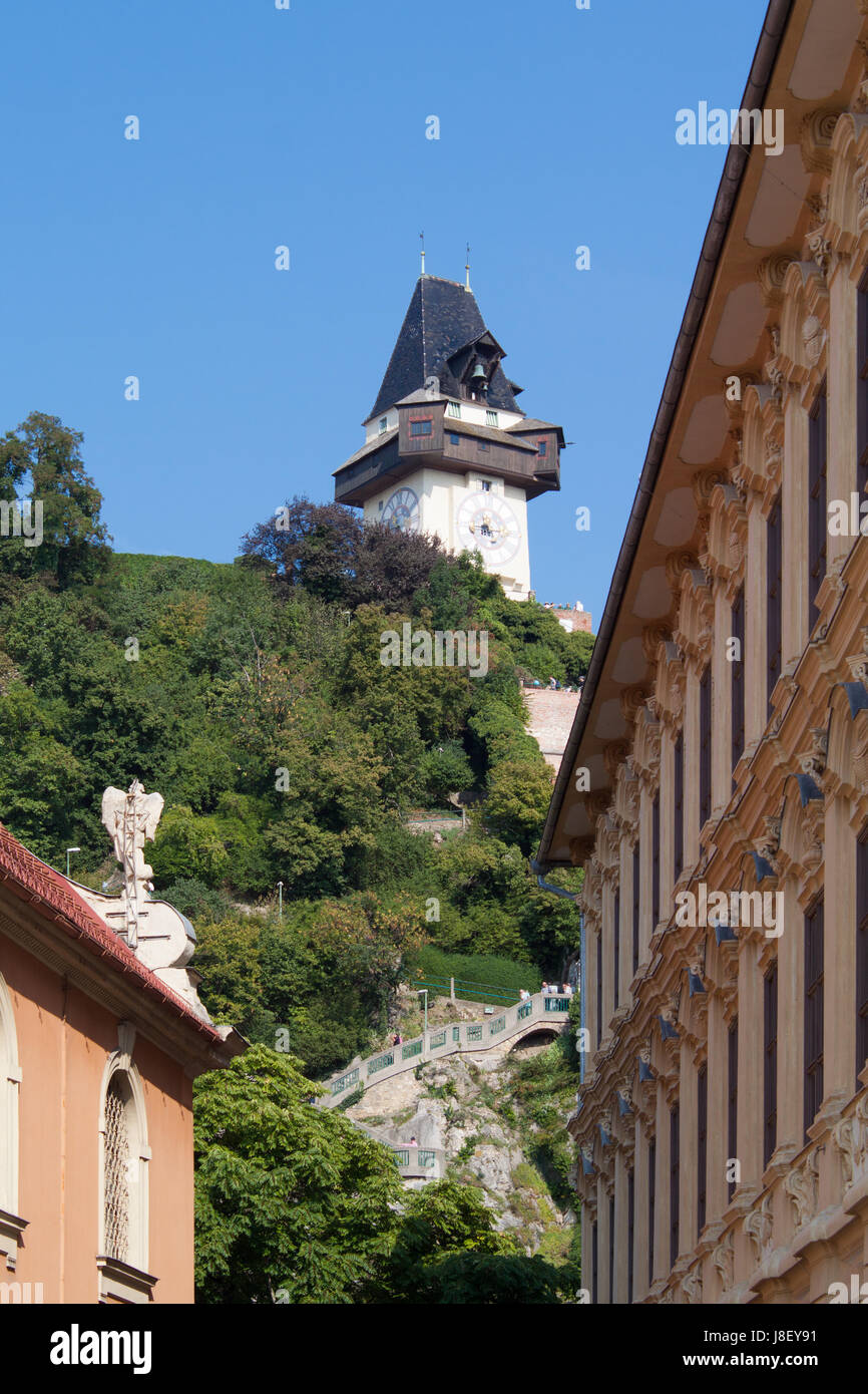 austrians, old town, world cultural heritage, styria, historical ...