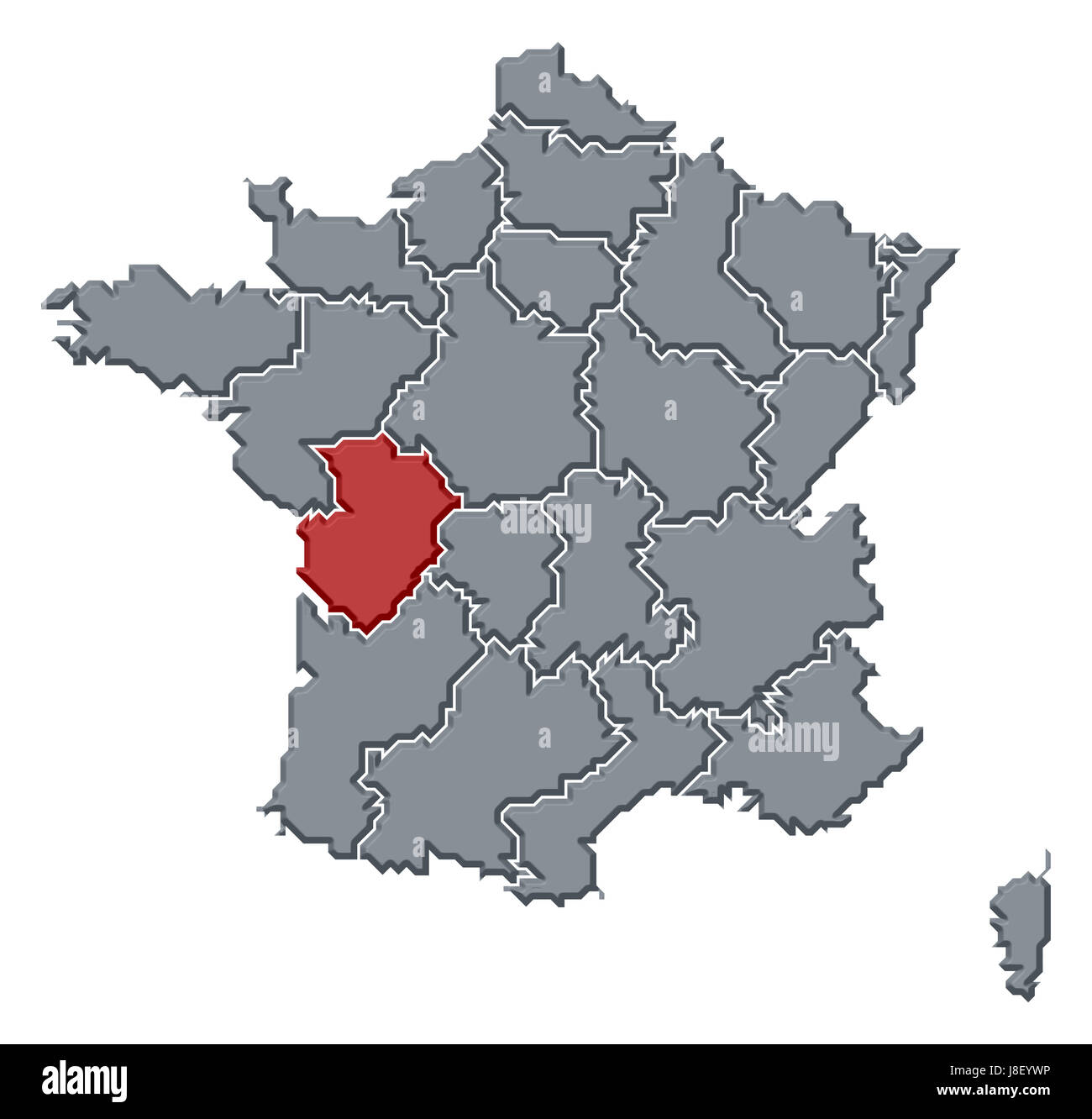 France map hi-res stock photography and images - Alamy