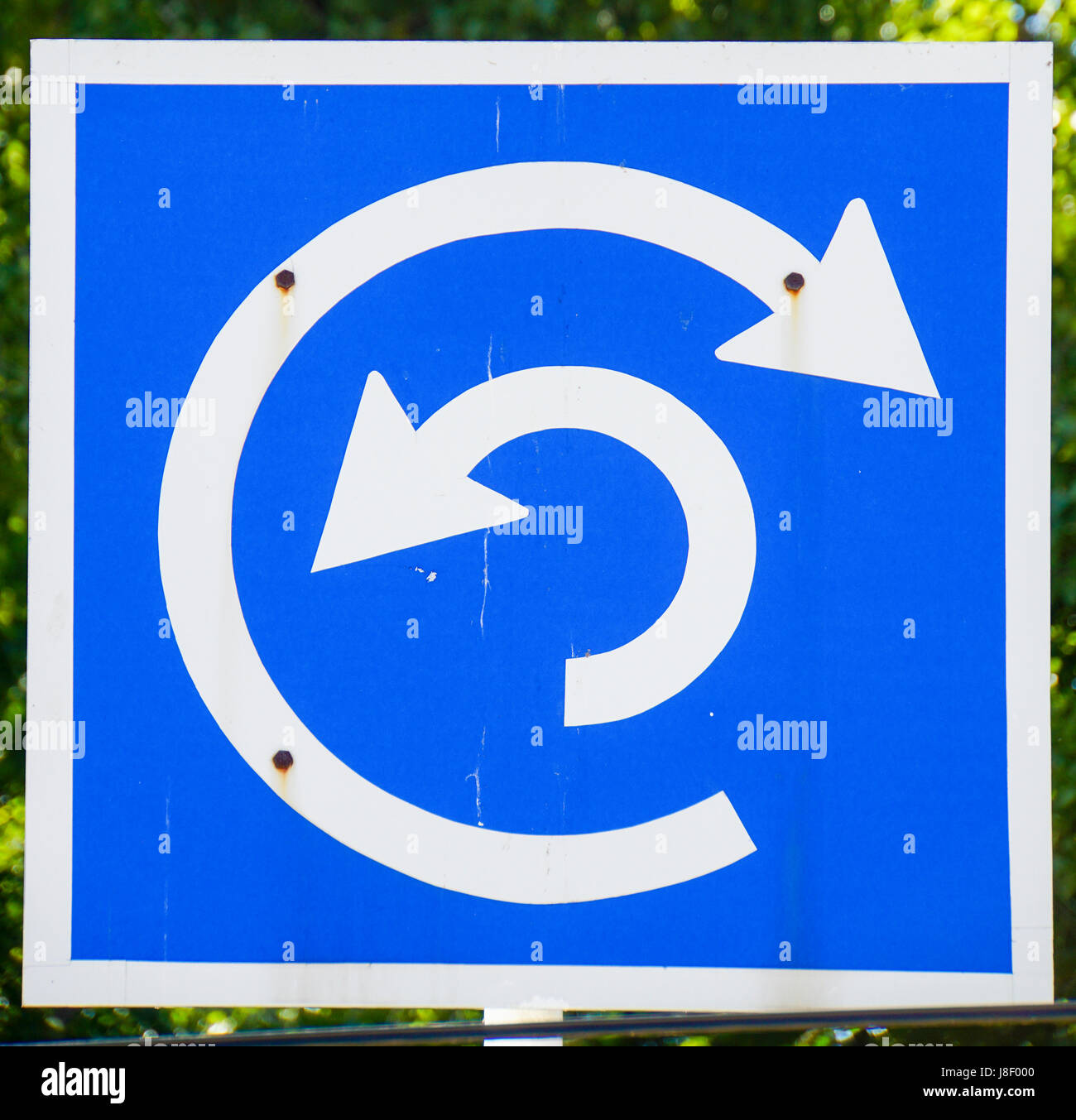 Roundabout Sign Stock Photos & Roundabout Sign Stock Images - Alamy