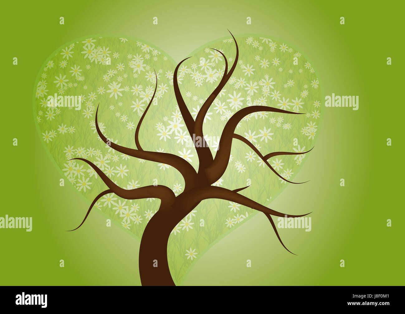 tree, branches, branch, hearts, love, in love, fell in love, heart ...