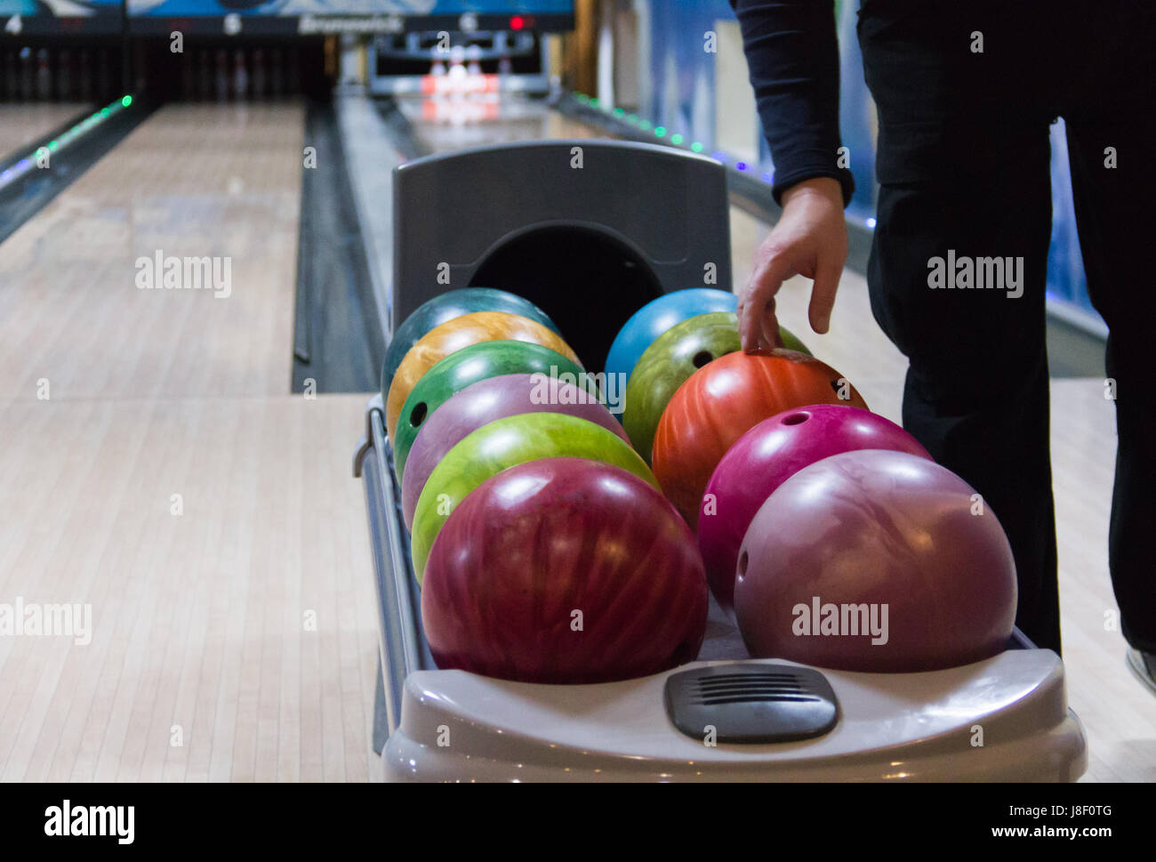 Human bowling hi-res stock photography and images - Alamy