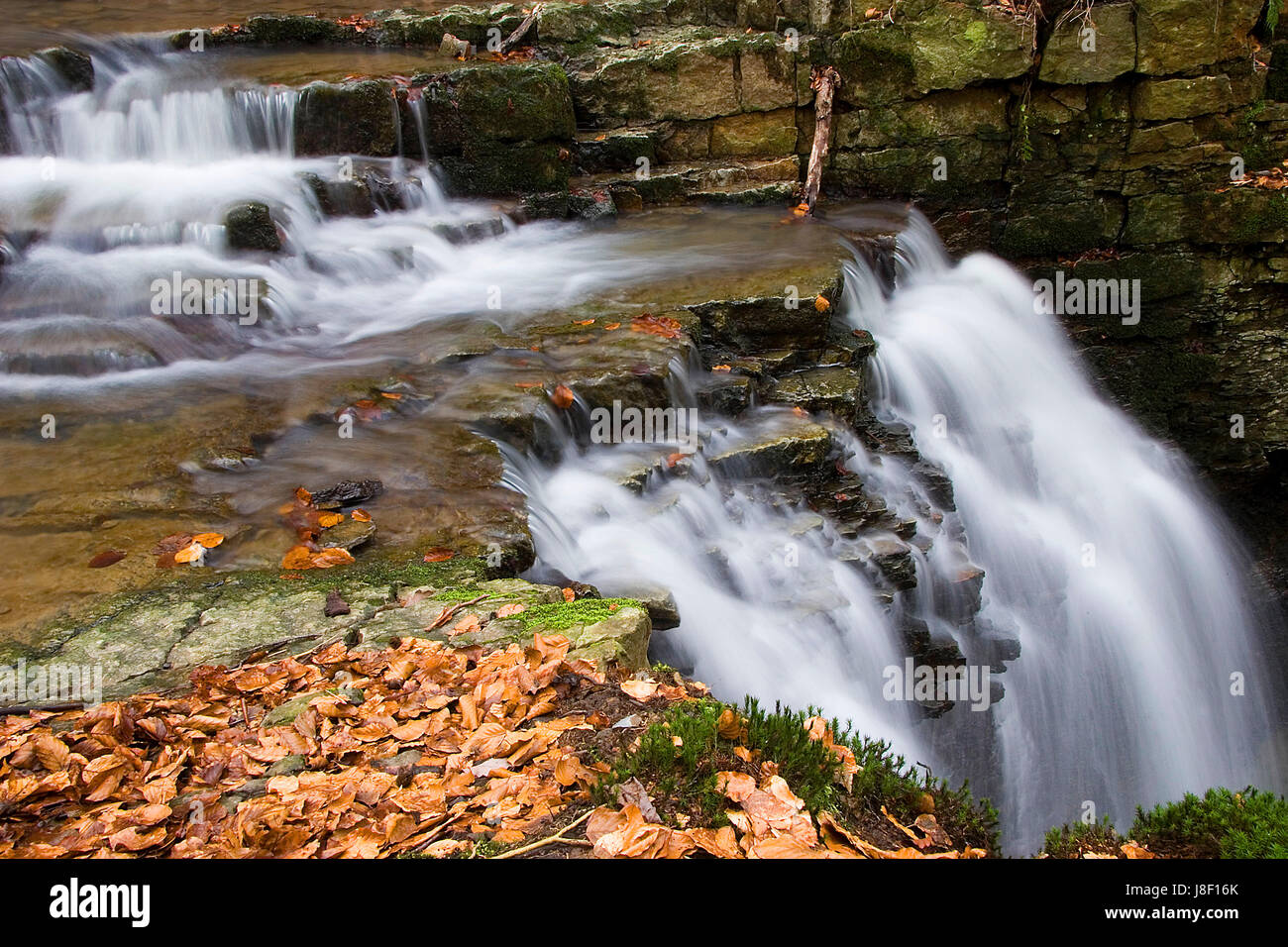 dynamics, dynamism, waterfall, watercourse, current of the river, lip ...