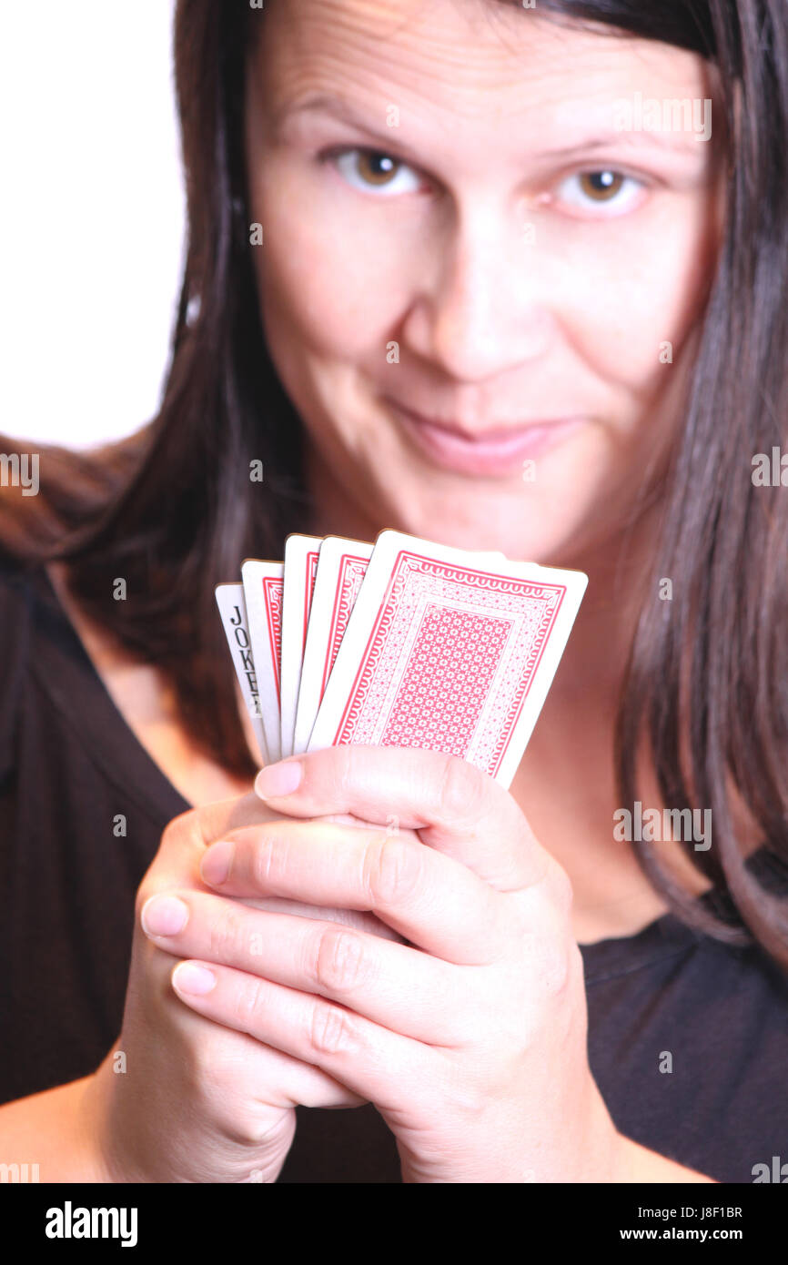 Female joker card hi-res stock photography and images - Alamy