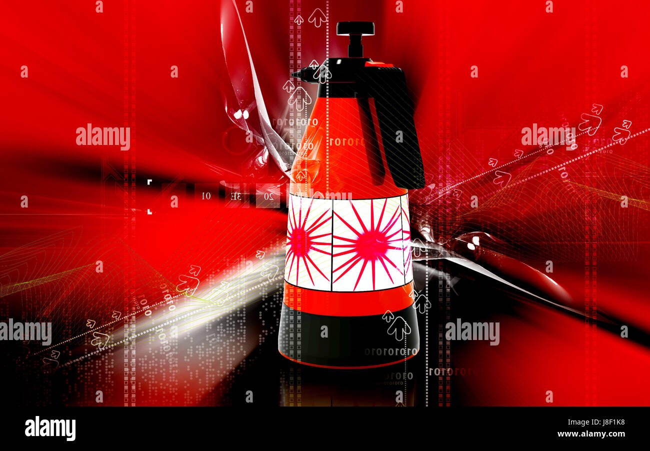 danger, tool, graphics, colour, hazardous, industry, illustration ...