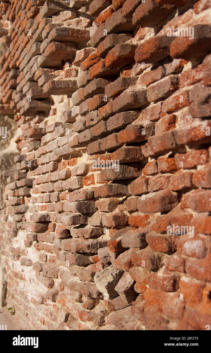 concrete, wall, traditional, brick, mortar, pattern, patch, old ...