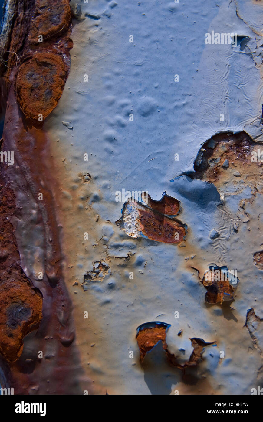 blue, colour, industrial, brown, brownish, brunette, metal, decay ...