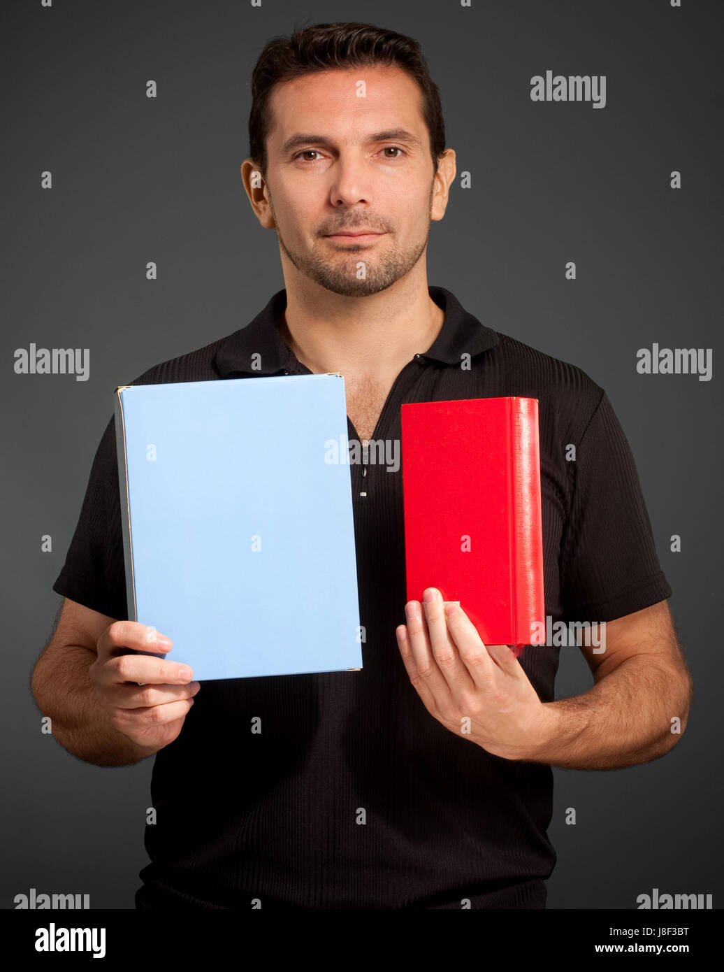 blue, present, hand, male, masculine, face, portrait, person, black ...