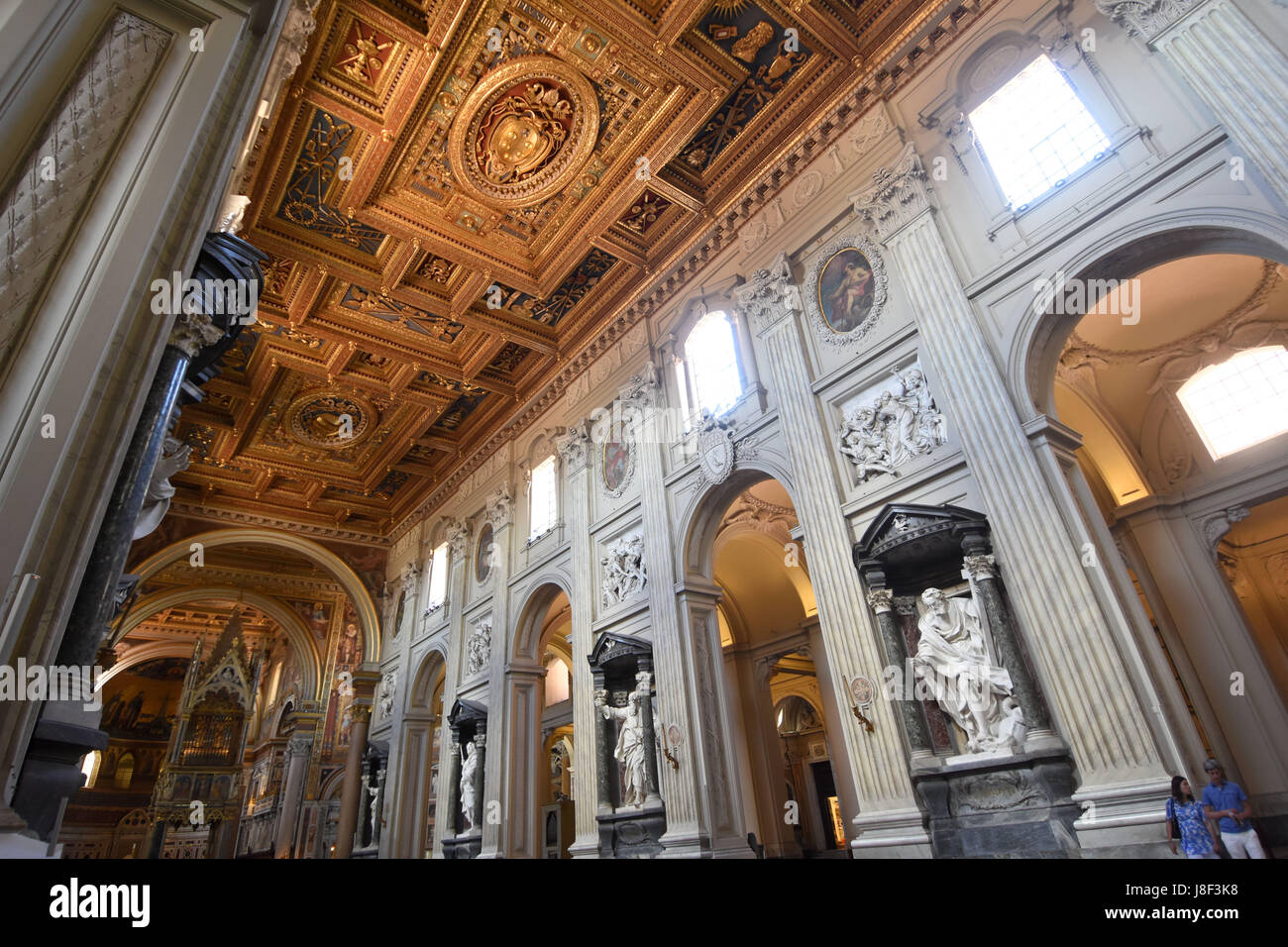 The Official seat of the Pope, The basilica of St John Lateran is the ...