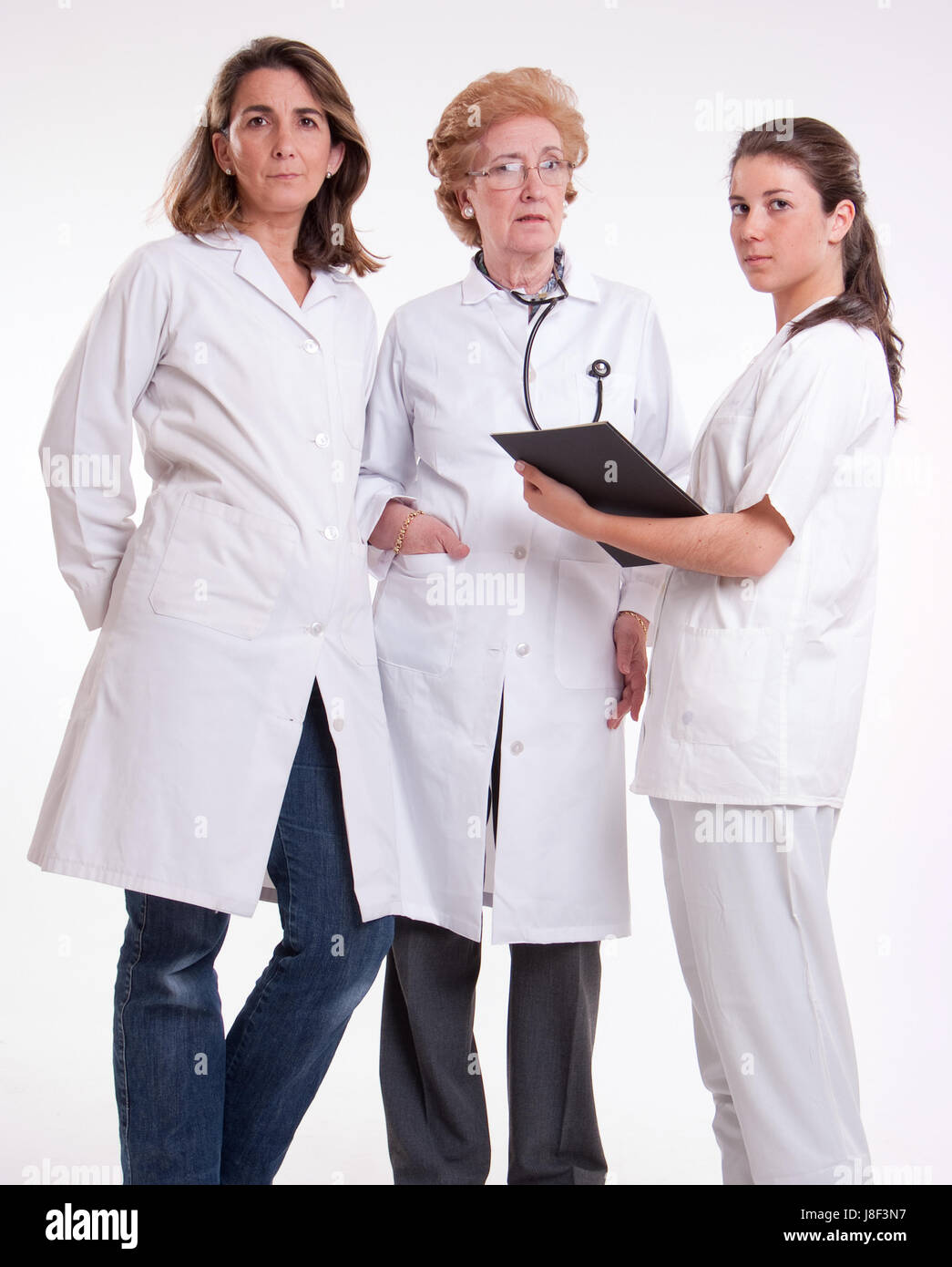 doctor, physician, medic, medical practicioner, woman, health, isolated ...
