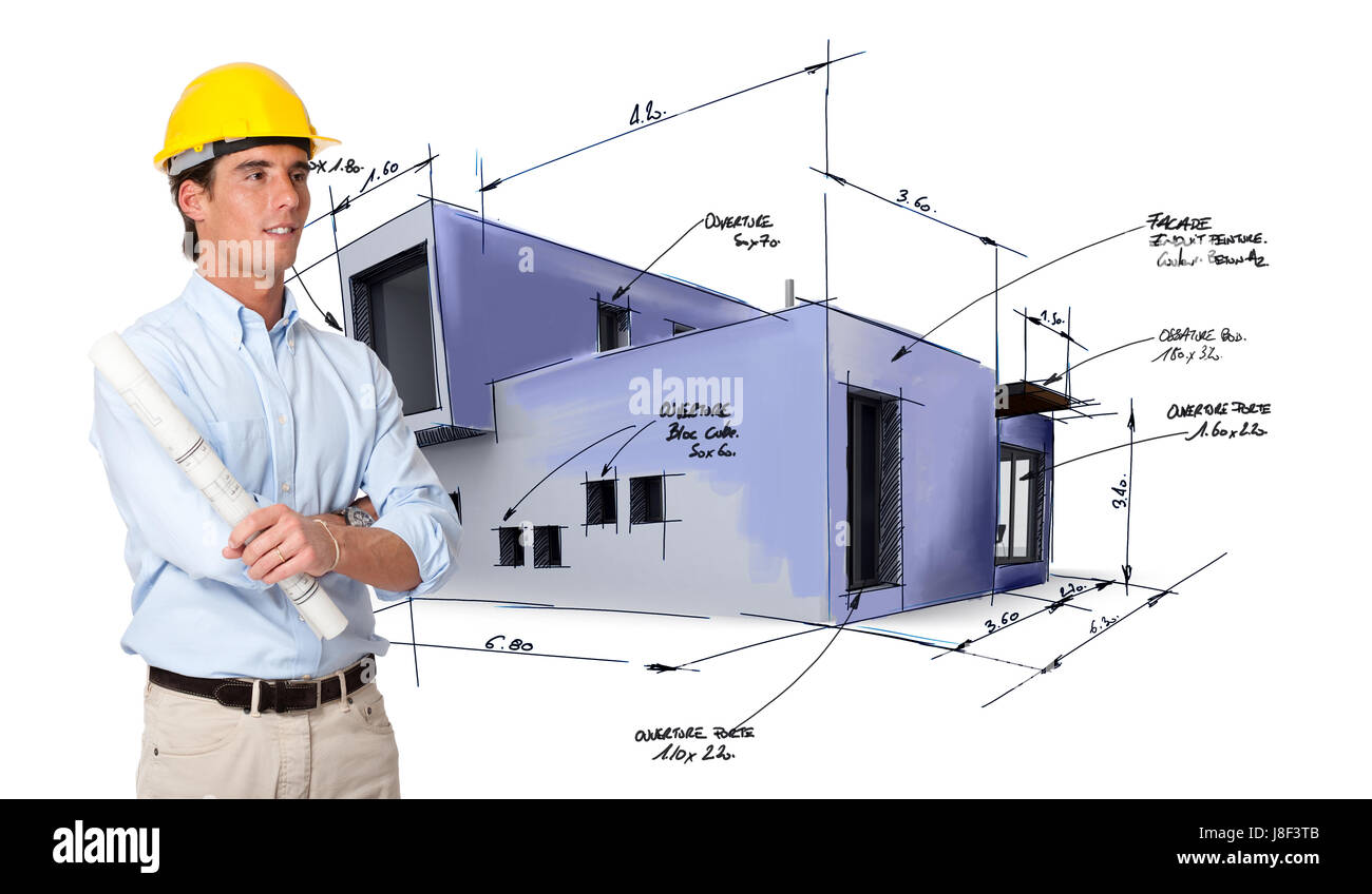 house, building, job, model, design, project, concept, plan, draft ...