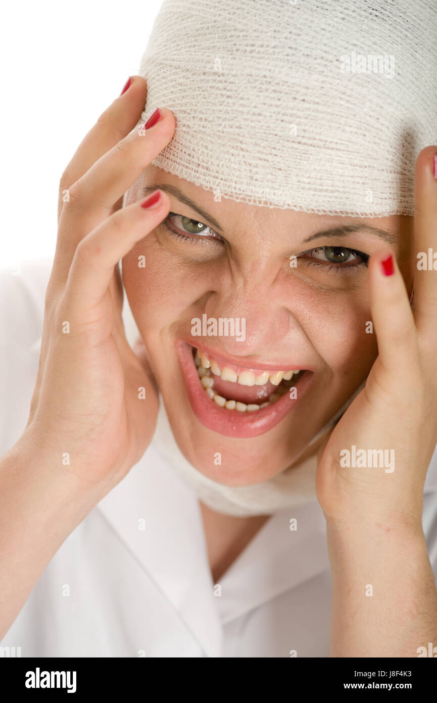 woman, medicinally, medical, female, face, portrait, eyes, blank ...