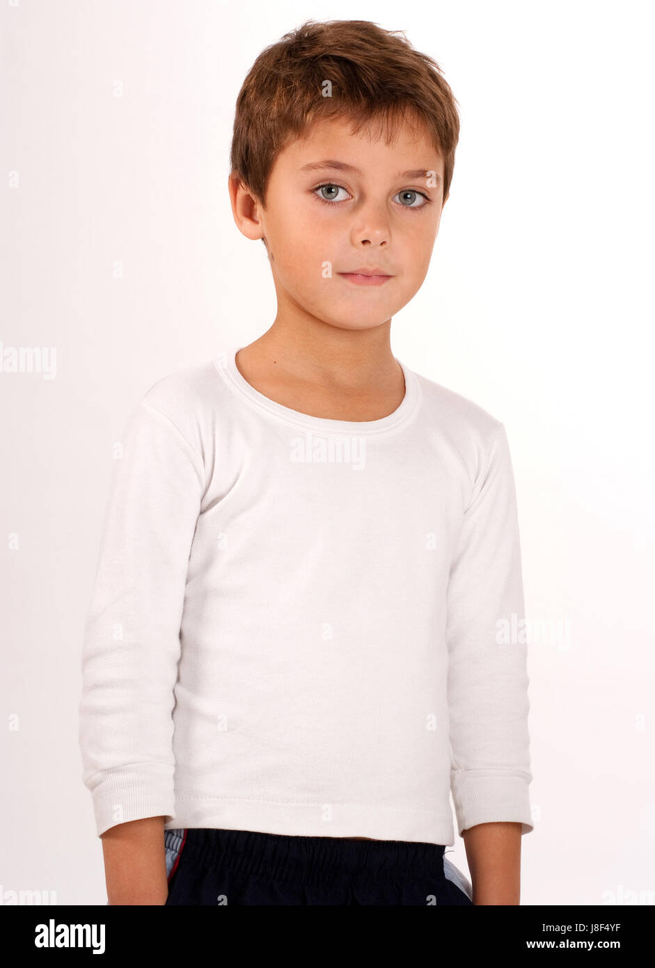 sweet, isolated, male, masculine, portrait, son, blank, european ...