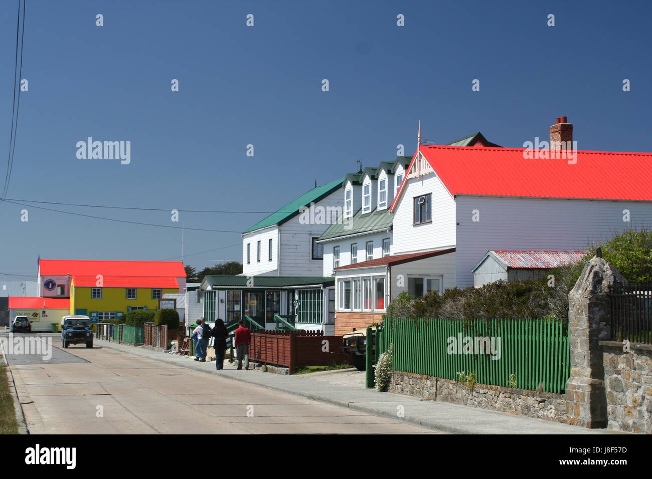 Falkland Islands - Ross Road, Stanley Stock Photo - Alamy