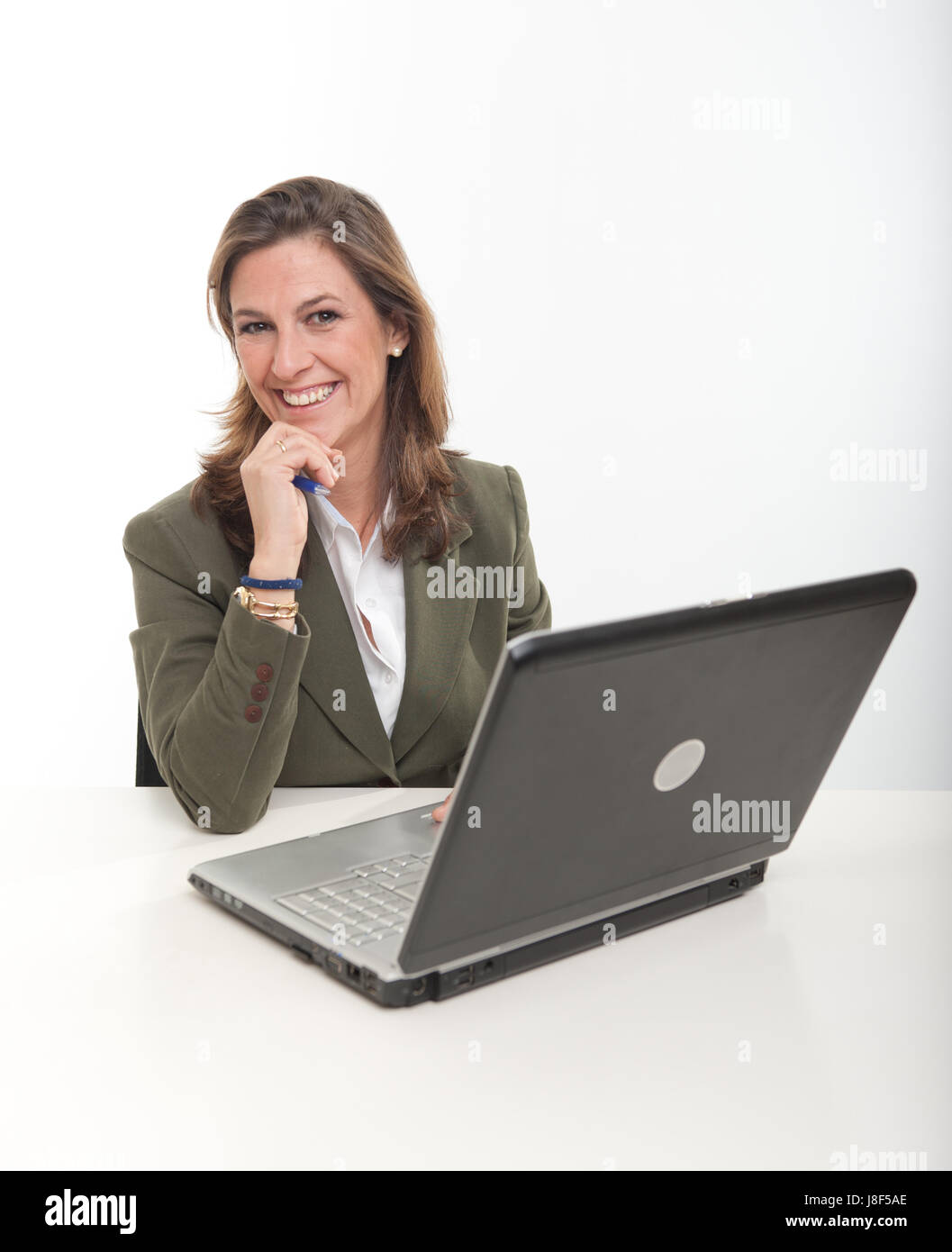woman, office, laptop, notebook, computers, computer, laugh, laughs ...