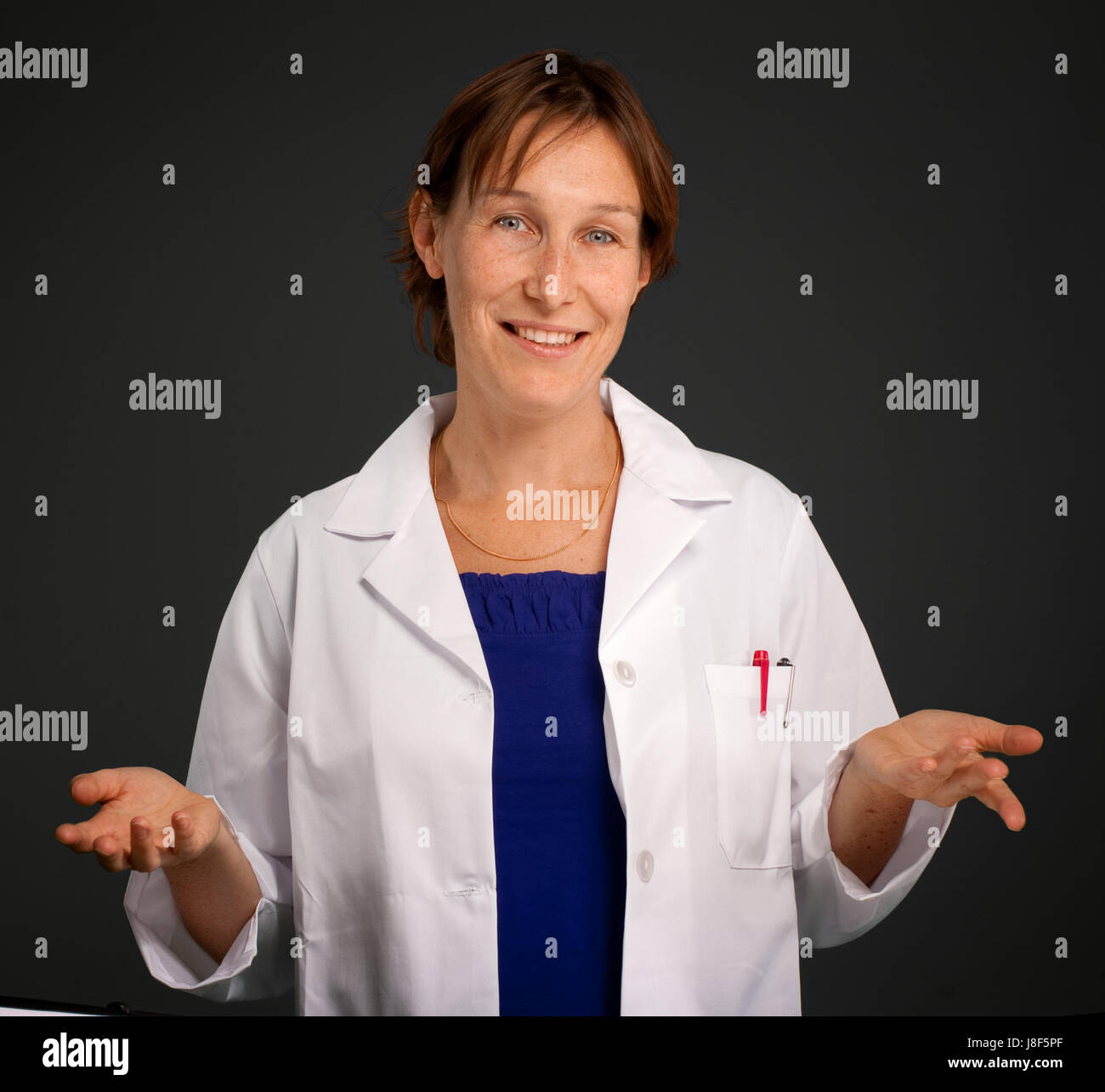 doctor, physician, medic, medical practicioner, woman, laugh, laughs ...