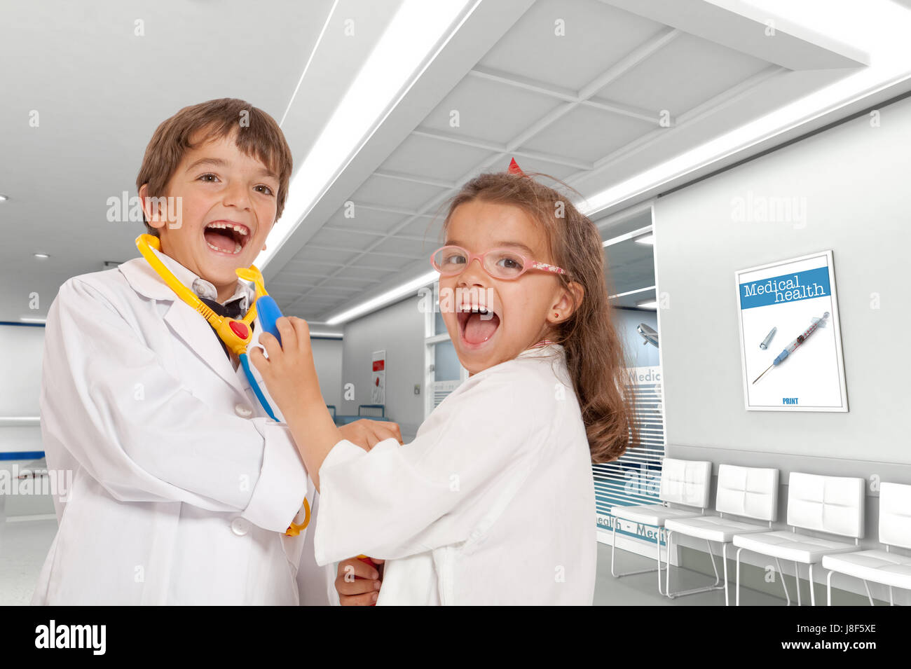 doctor, physician, medic, medical practicioner, hall, laugh, laughs ...