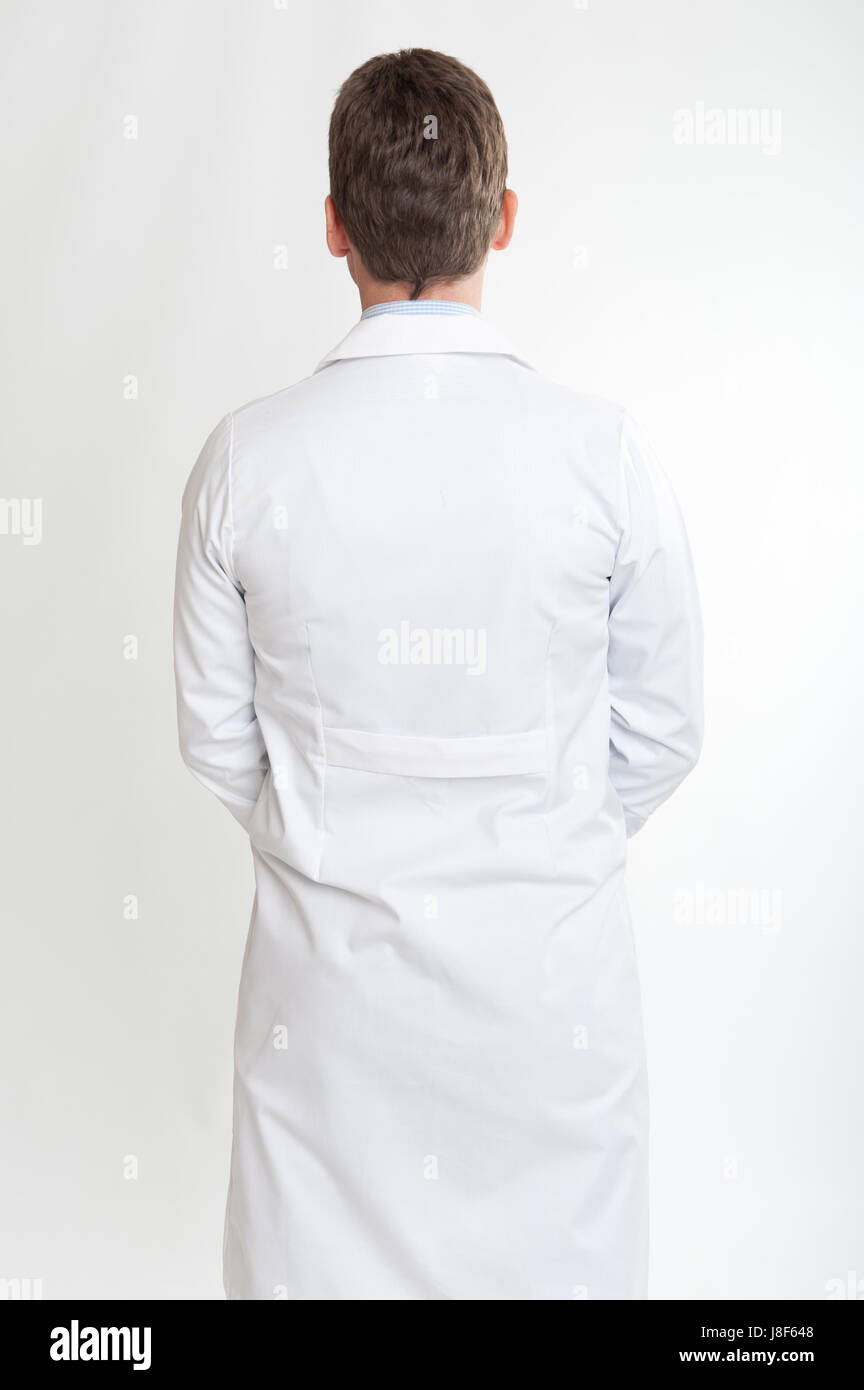 doctor, physician, medic, medical practicioner, male, masculine, rear ...