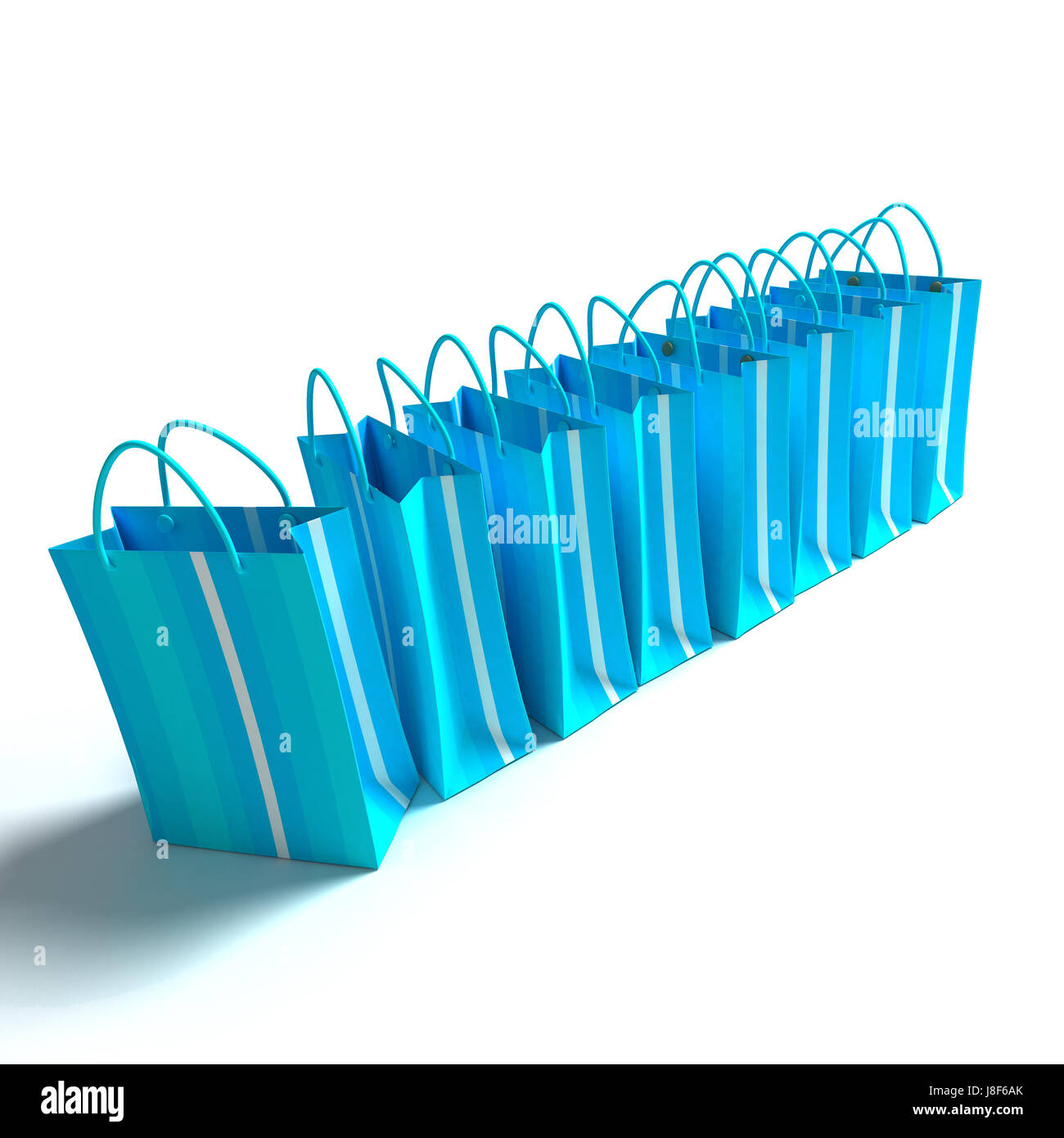 blue, row, illustration, shopping, handle, buy, sale, bag, store, paper ...