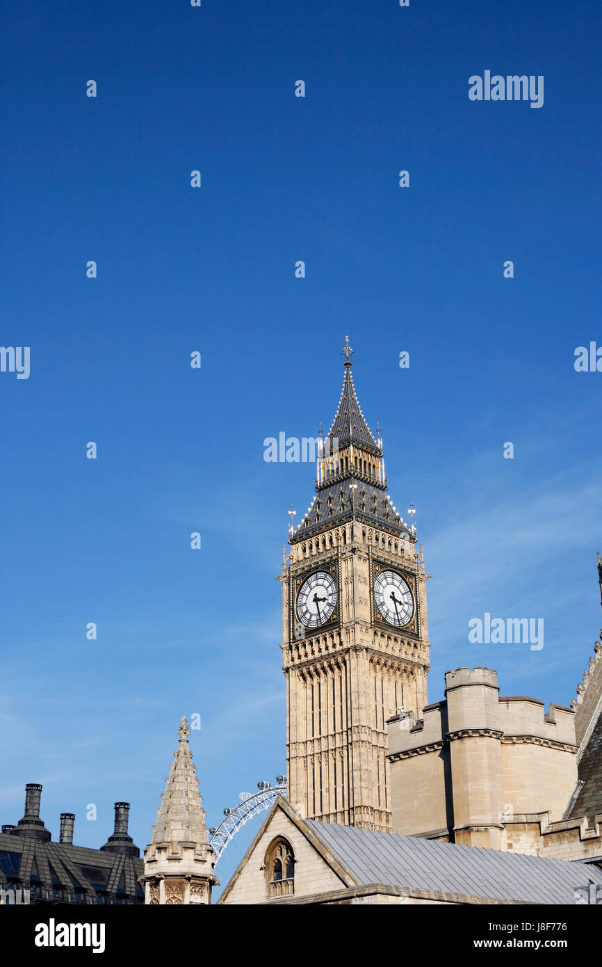 city, town, europe, clock, london, england, style of construction Stock ...
