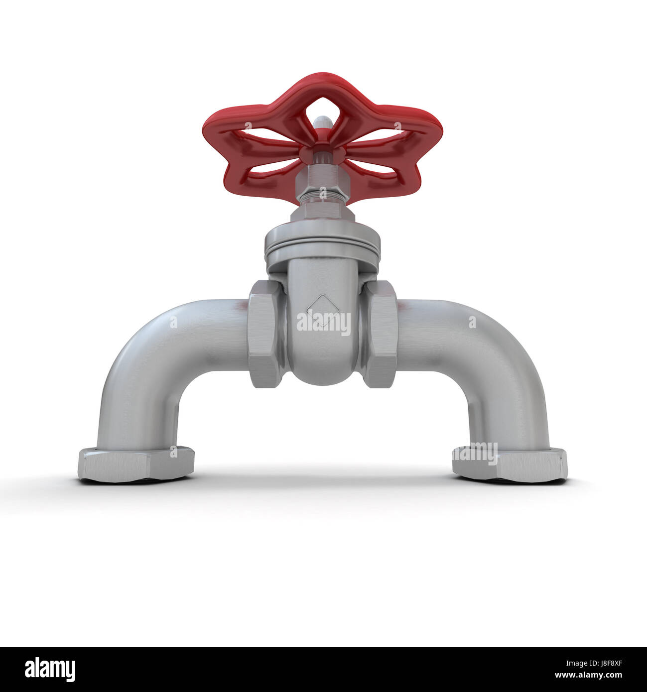 steel, illustration, metal, handle, tube, water supply, valve, stopcock ...