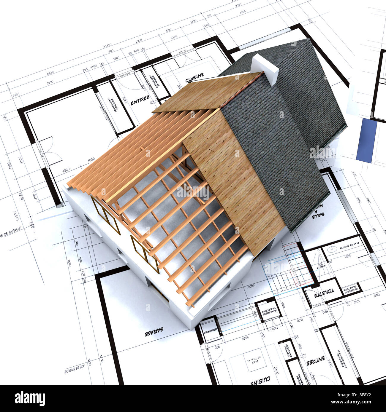 house, building, composition, model, design, project, concept, plan ...