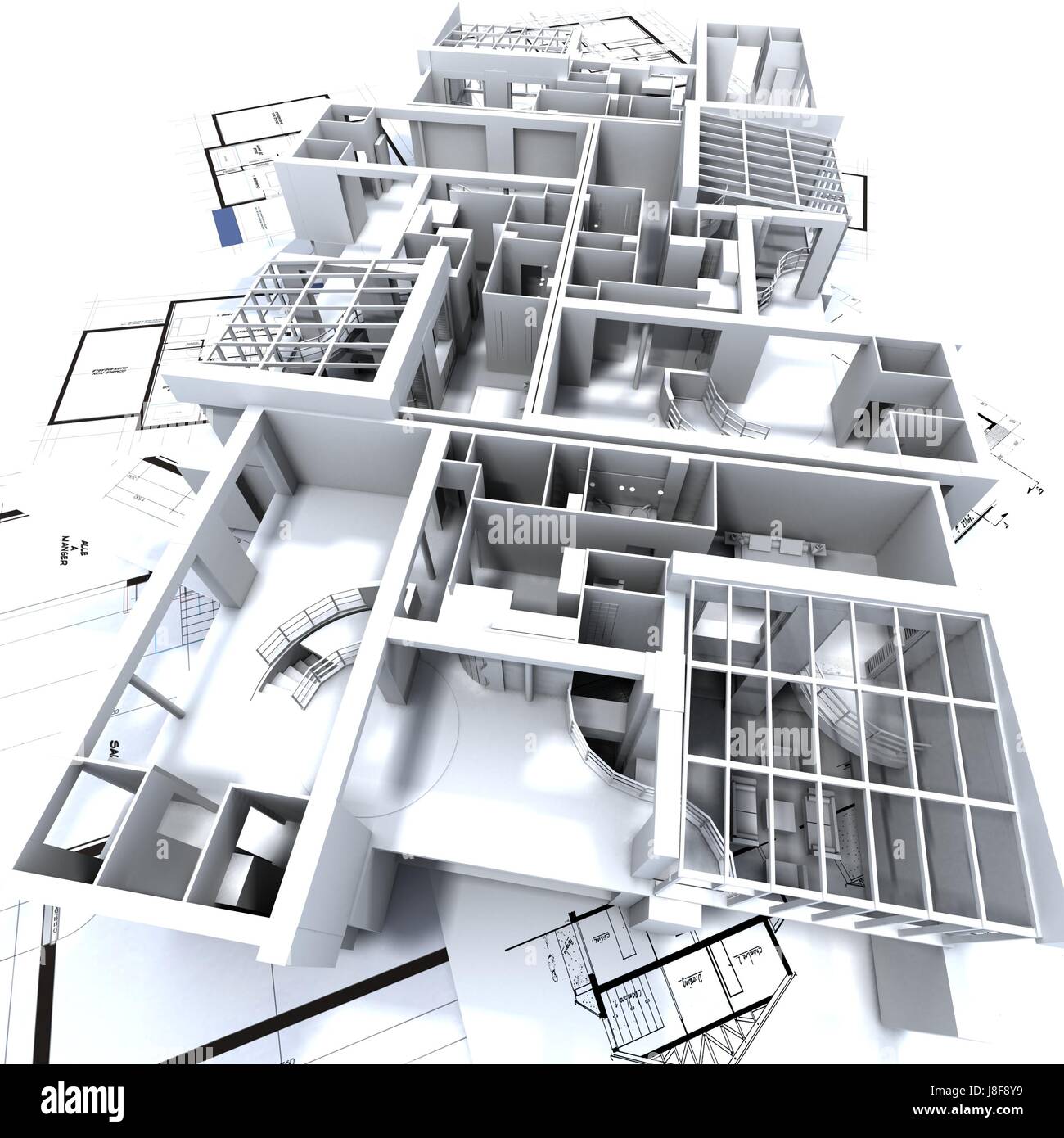 house, building, composition, model, design, project, concept, plan ...