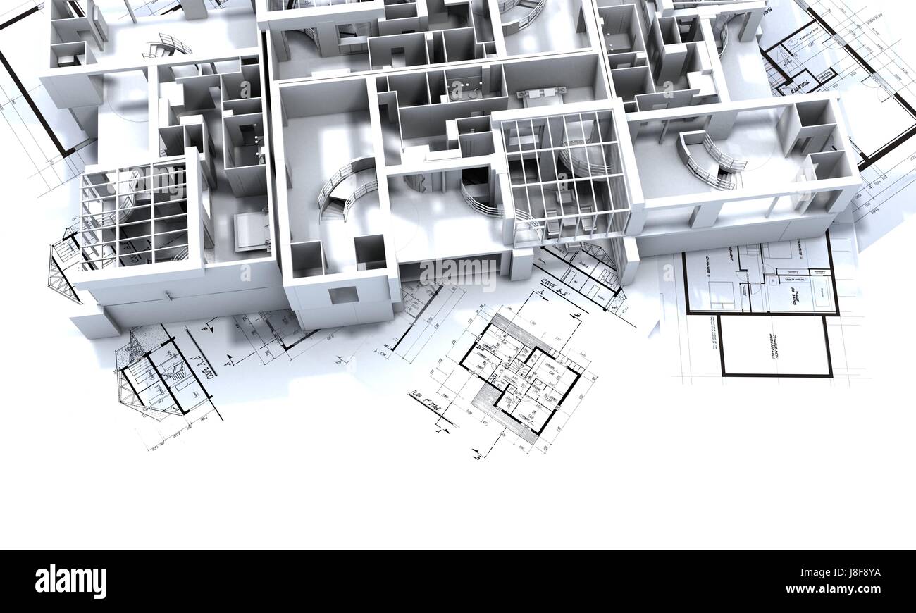 house, building, composition, model, design, project, concept, plan ...