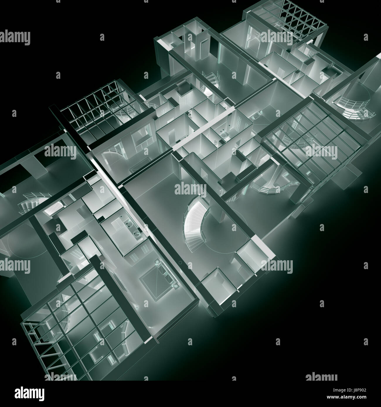 house, building, model, design, project, concept, plan, draft, modern ...