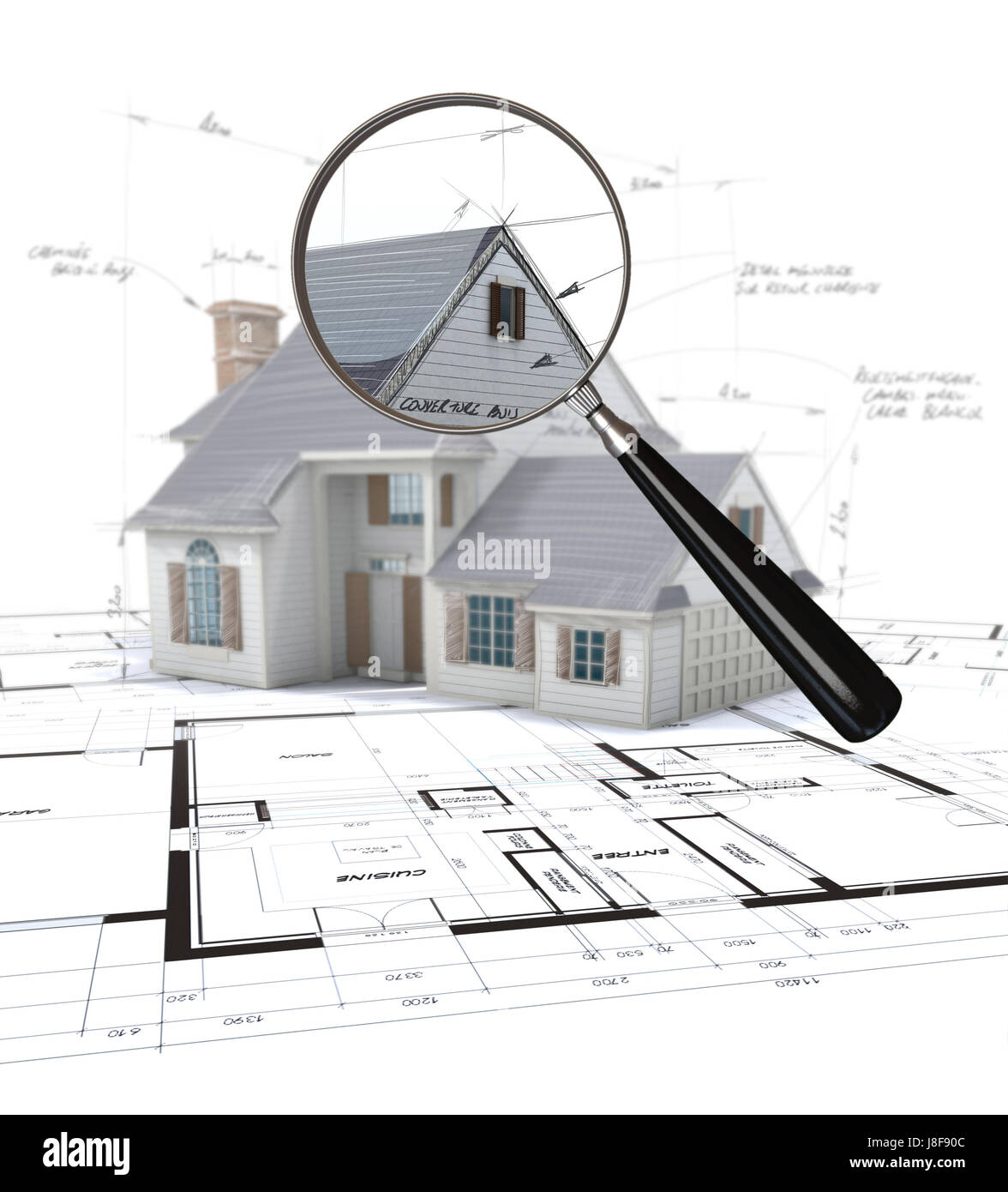 house, building, model, design, project, concept, plan, draft, research ...