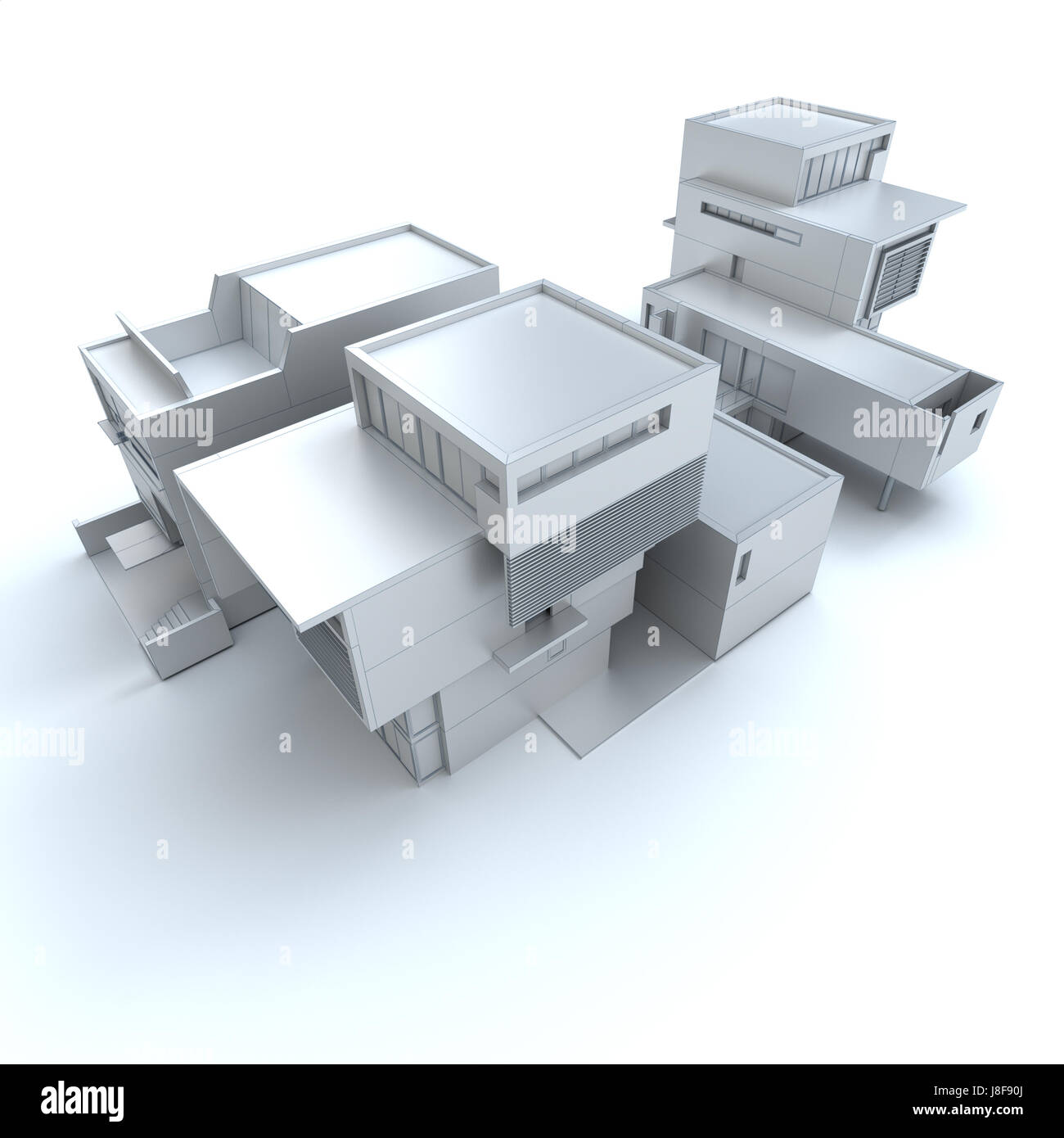 house, building, model, design, project, concept, plan, draft, modern ...