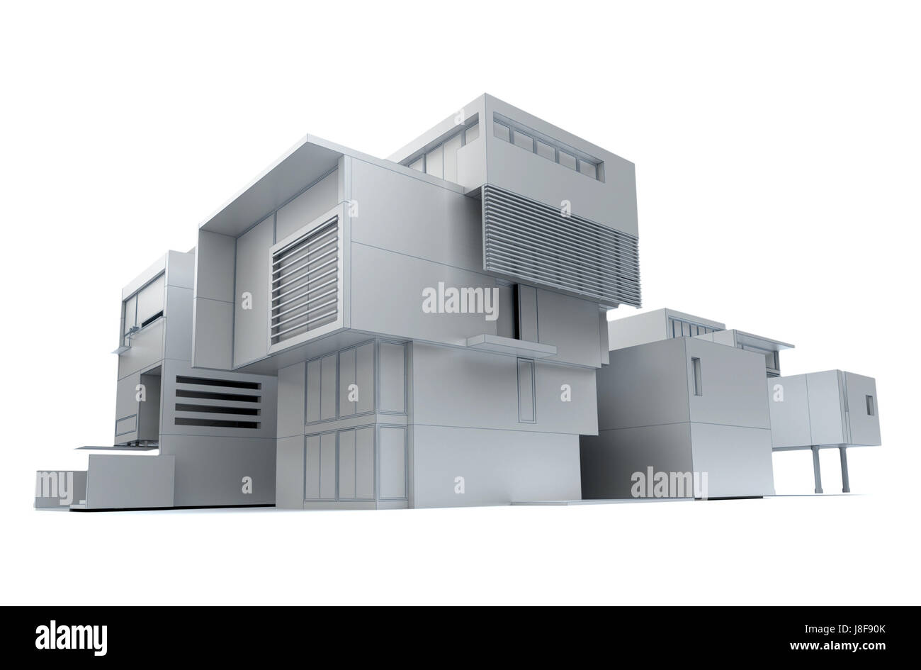 house, building, model, design, project, concept, plan, draft, modern ...