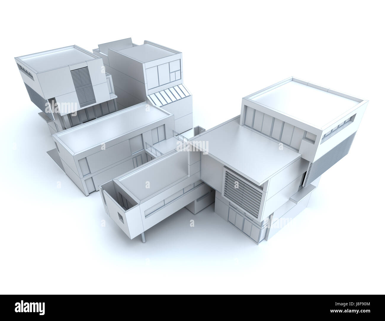 house, building, model, design, project, concept, plan, draft, modern ...