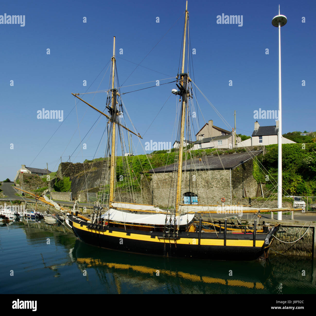 Amlwch Port, Anglesey Stock Photo - Alamy