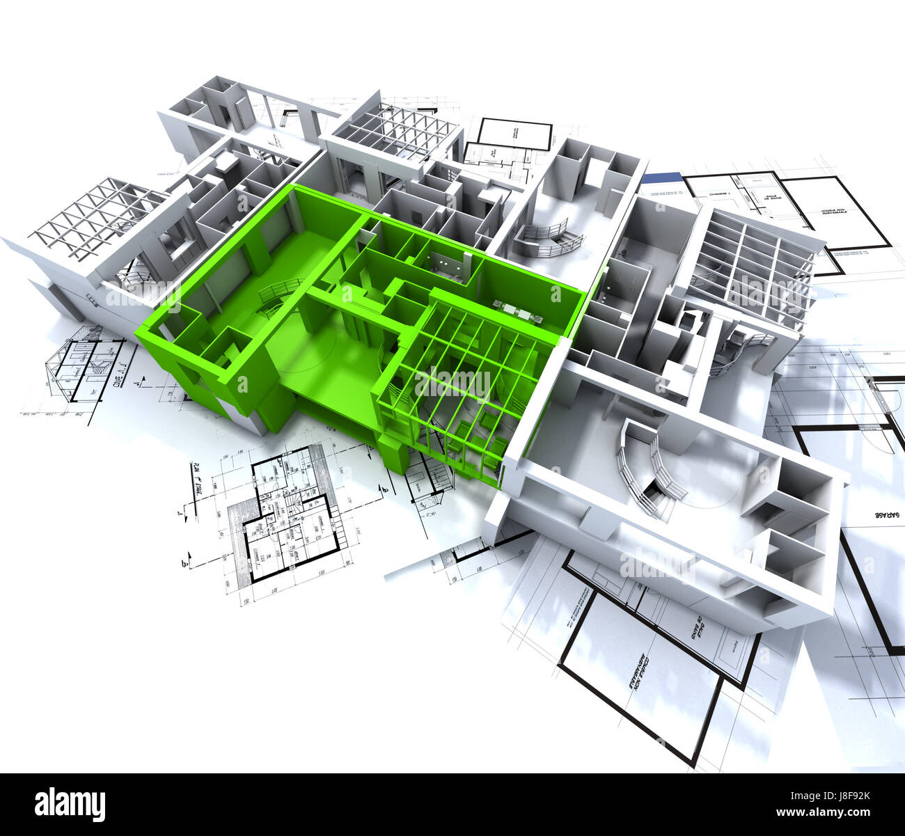 house, building, composition, model, design, project, concept, plan ...