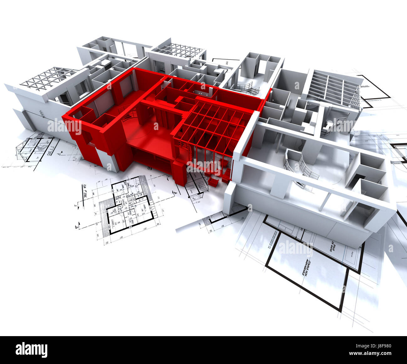 house, building, composition, model, design, project, concept, plan ...