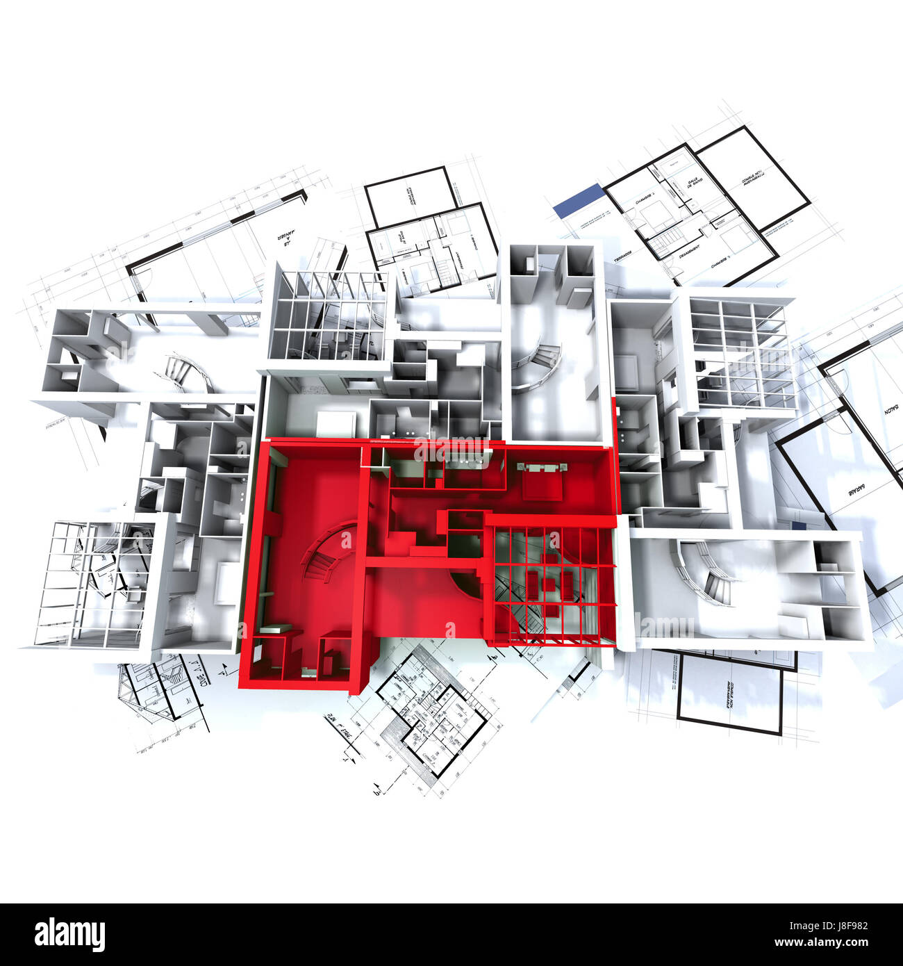 house, building, composition, model, design, project, concept, plan ...