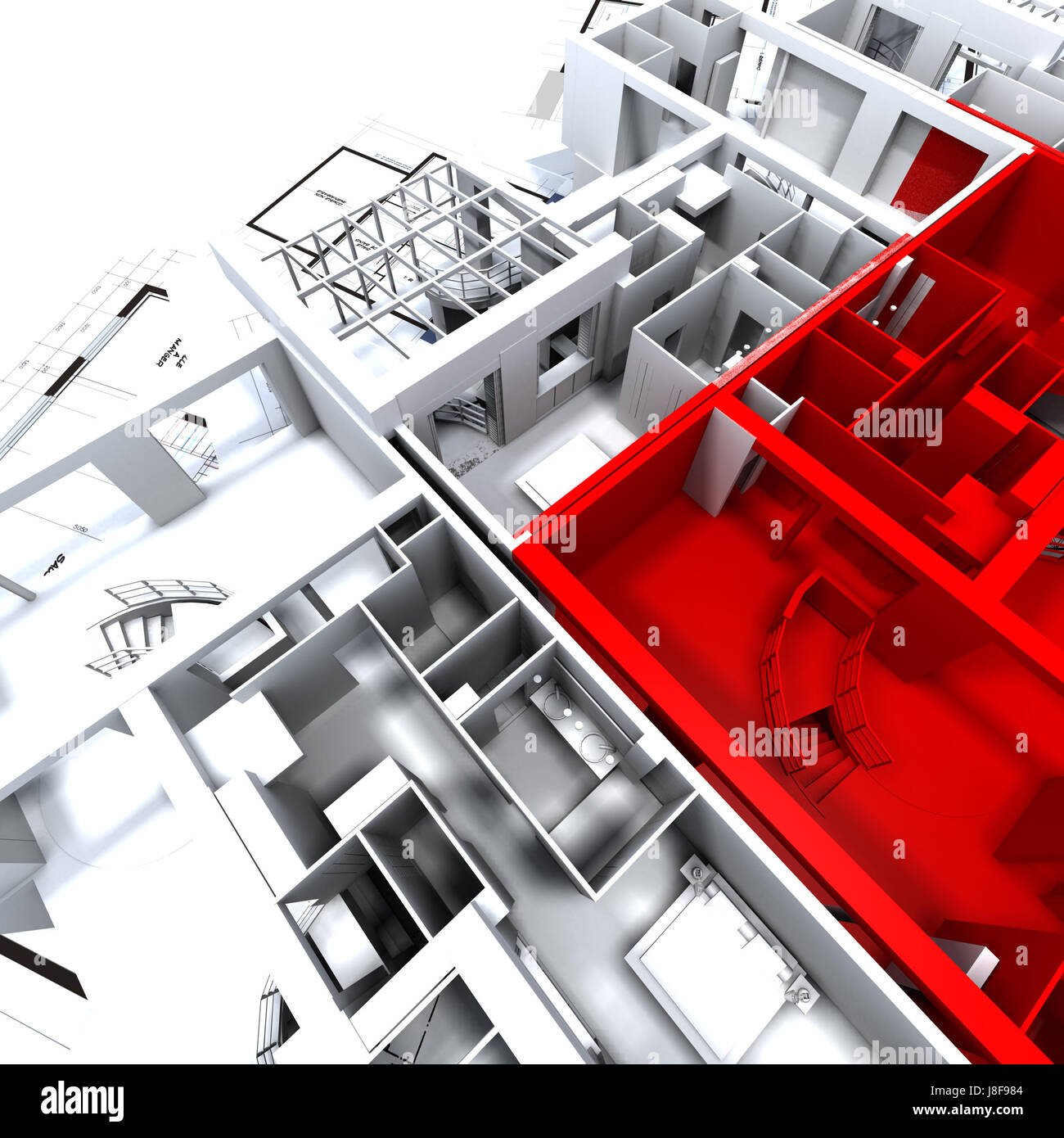 house, building, composition, model, design, project, concept, plan ...
