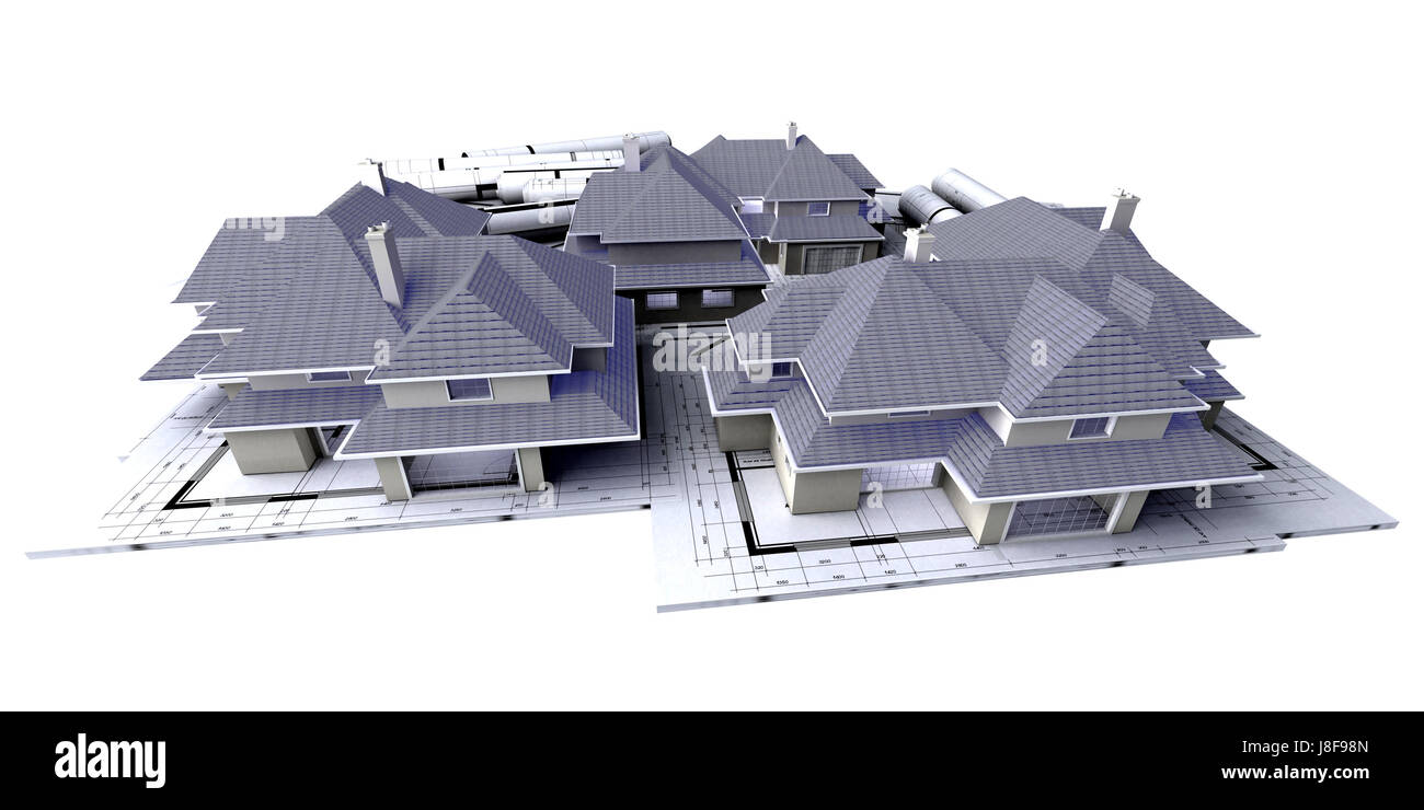 house, building, composition, model, design, project, concept, plan ...