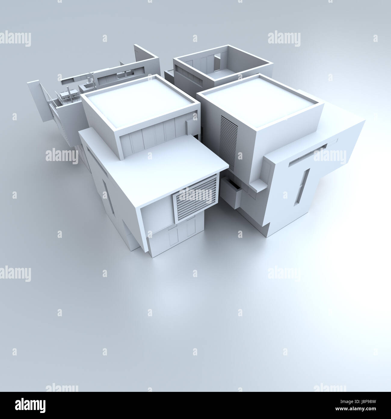 house, building, model, design, project, concept, plan, draft, modern ...