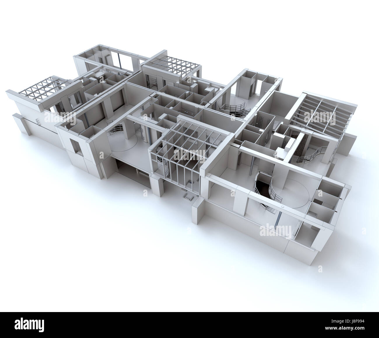 house, building, model, design, project, concept, plan, draft, modern ...