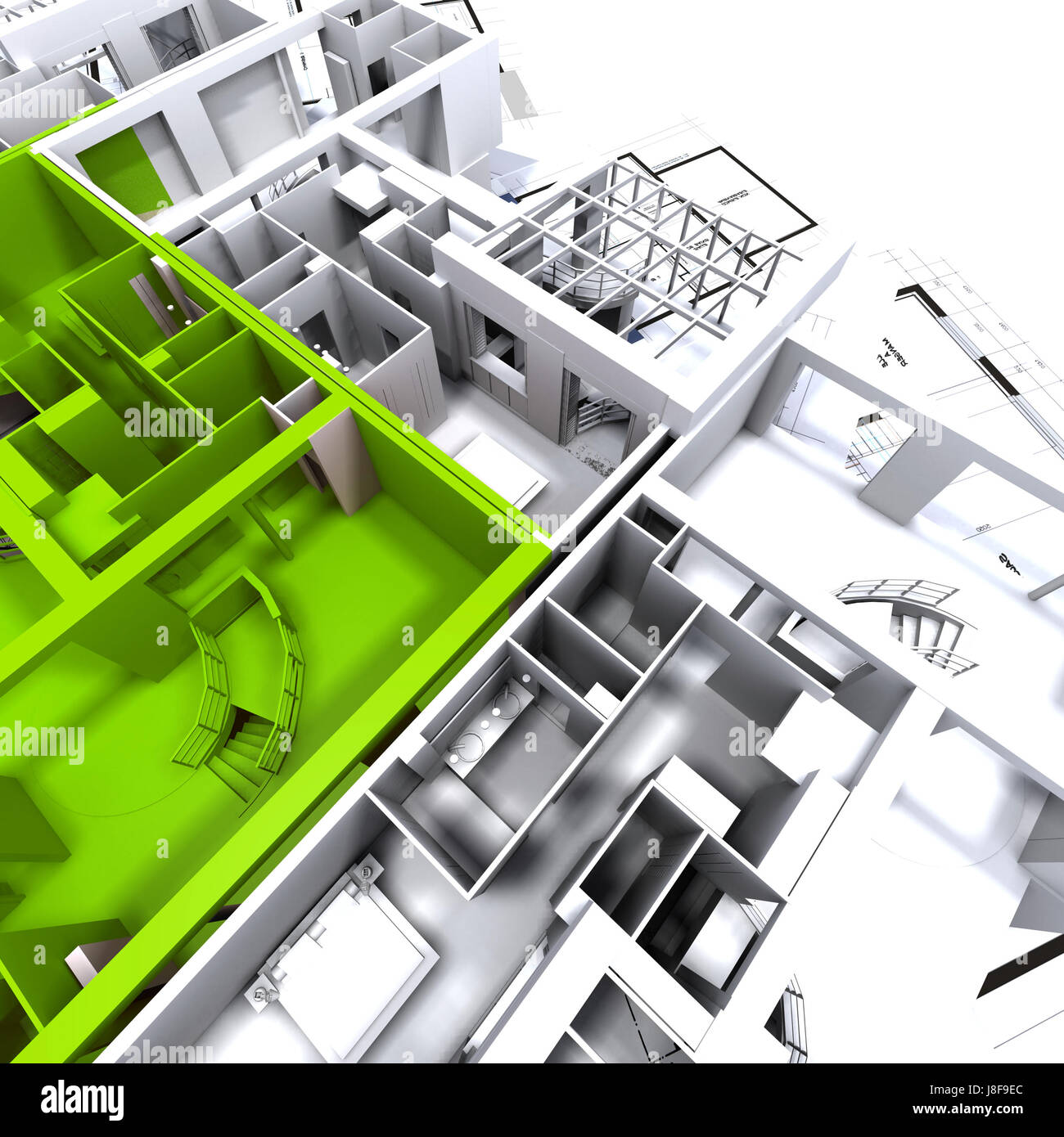 house, building, composition, model, design, project, concept, plan ...