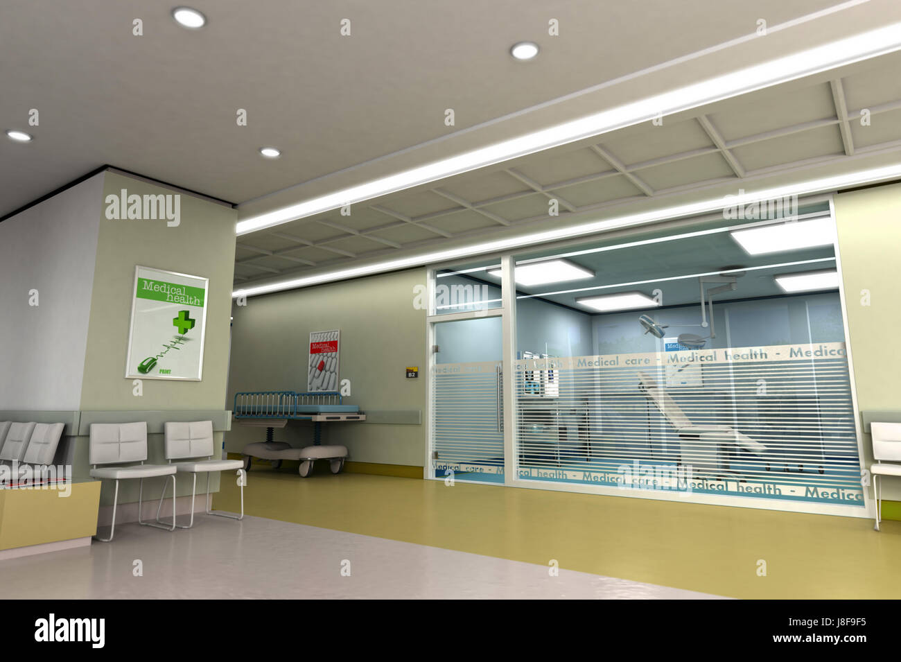 hall, corridor, health, medicinally, medical, lifestyle, modern ...