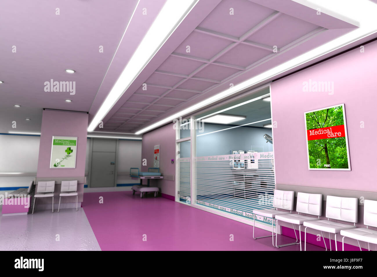 hall, corridor, health, medicinally, medical, lifestyle, modern ...