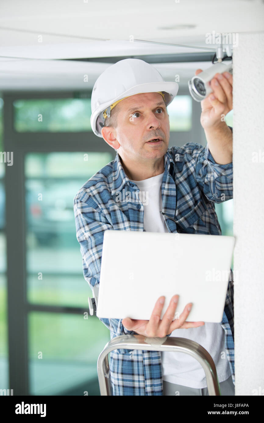 the right cctv angle Stock Photo - Alamy