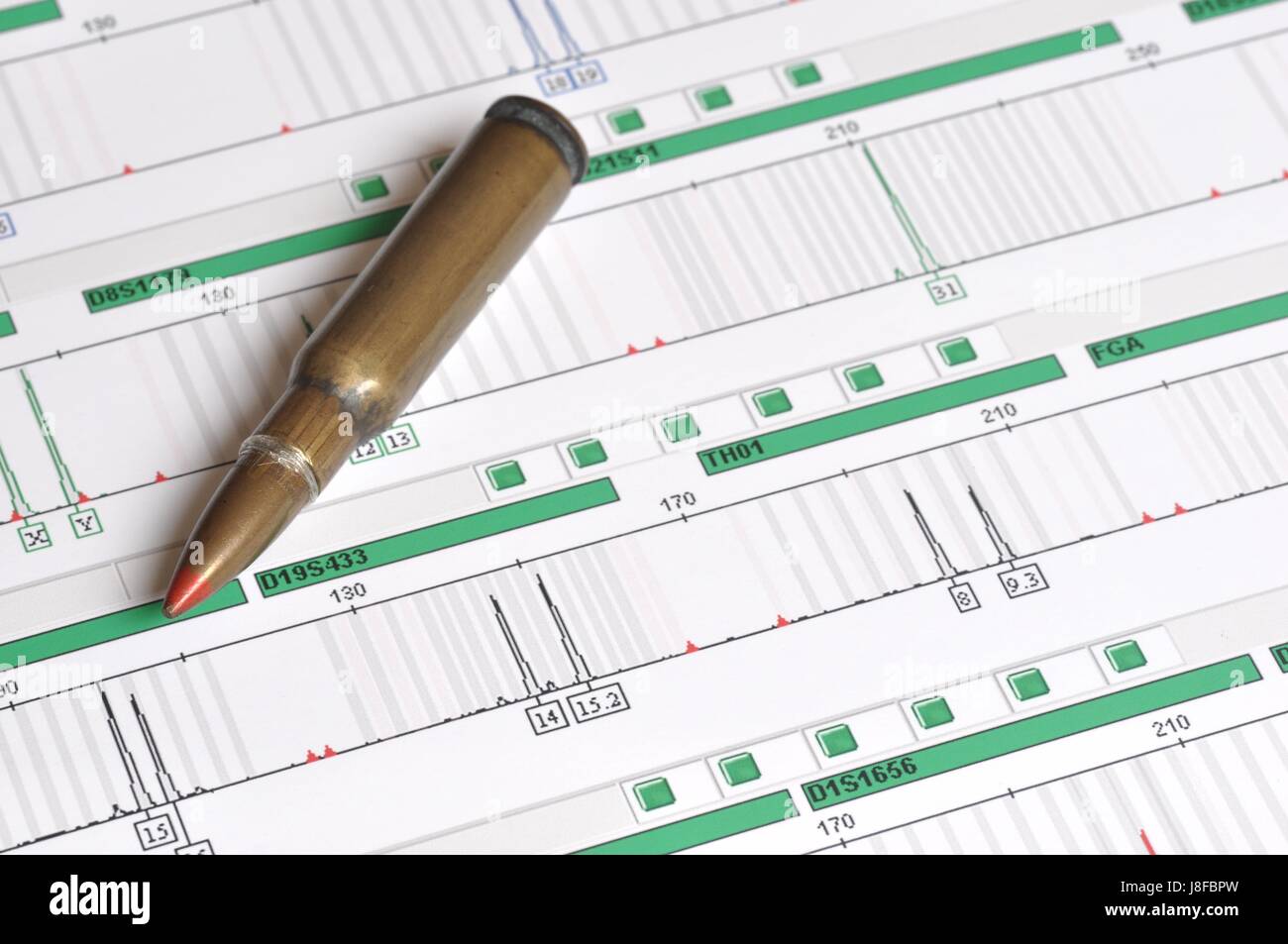 dna profile - genetic fingerprint Stock Photo - Alamy