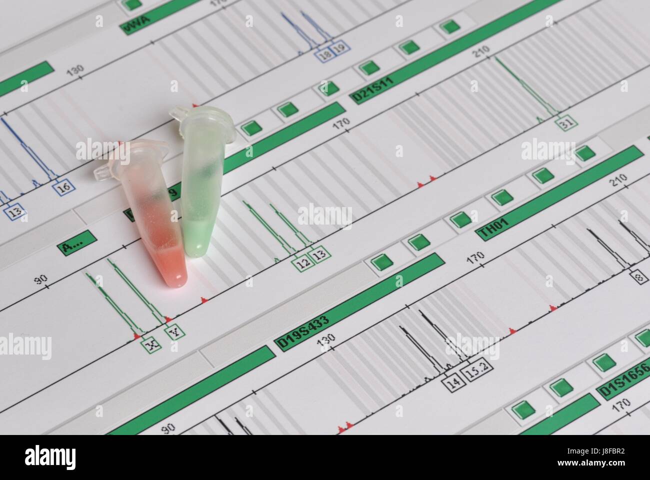 dna profile - genetic fingerprint Stock Photo - Alamy