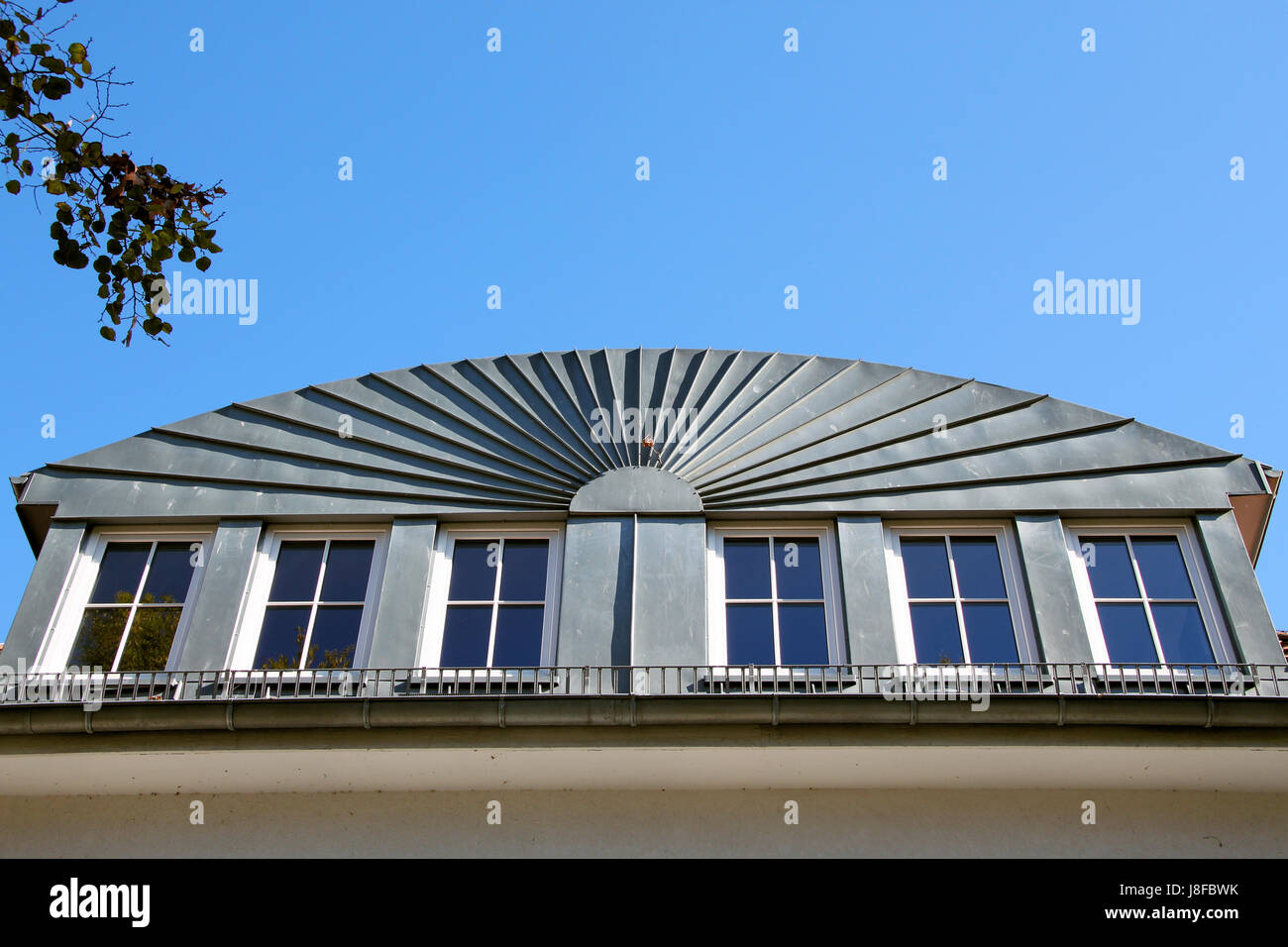 shell, high-grade steel, steel, fan, dormer, blue, modern, modernity ...