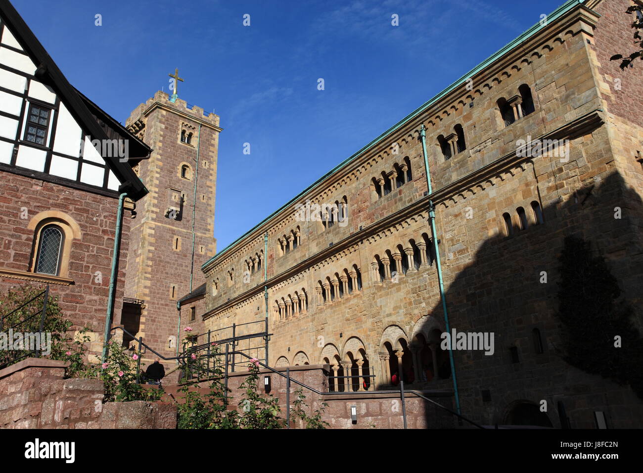 german federal republic, germany, chateau, castle, middle ages, tower ...